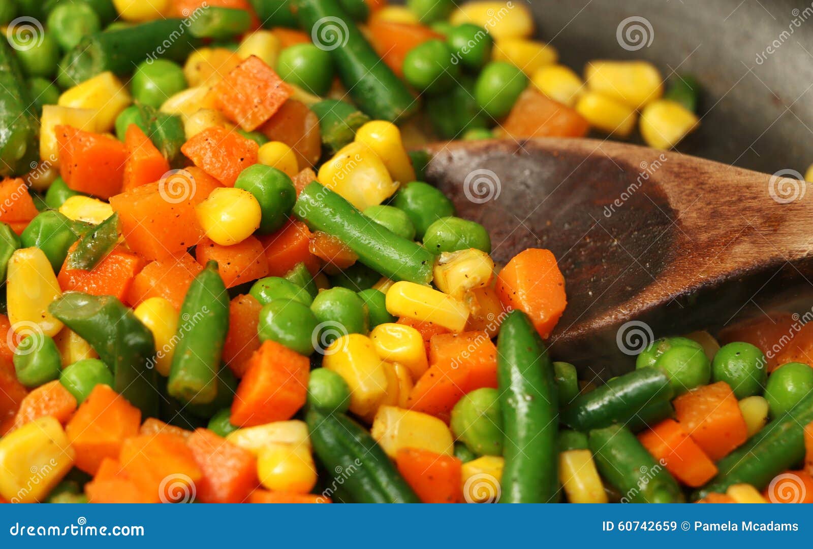 Cooking Mixed Vegetables stock image. Image of wooden - 60742659