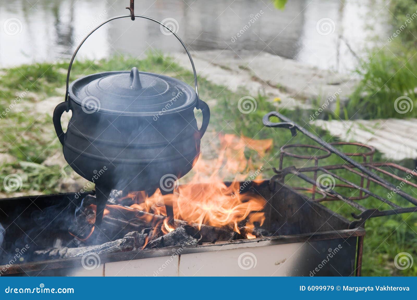 Cooking of natural food stock image. Image of barbecue - 6099979