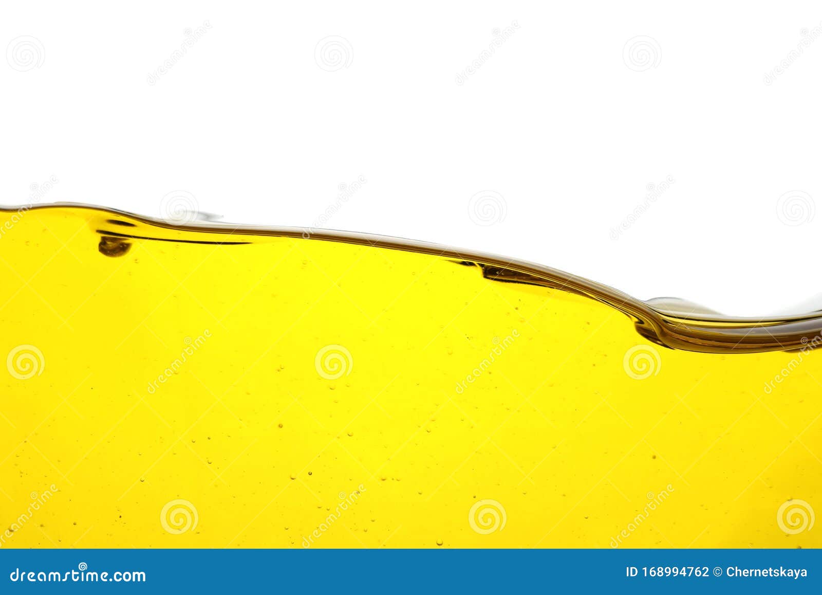 Cooking Oil Flow Isolated on White. Color Liquid Stock Photo - Image of ...