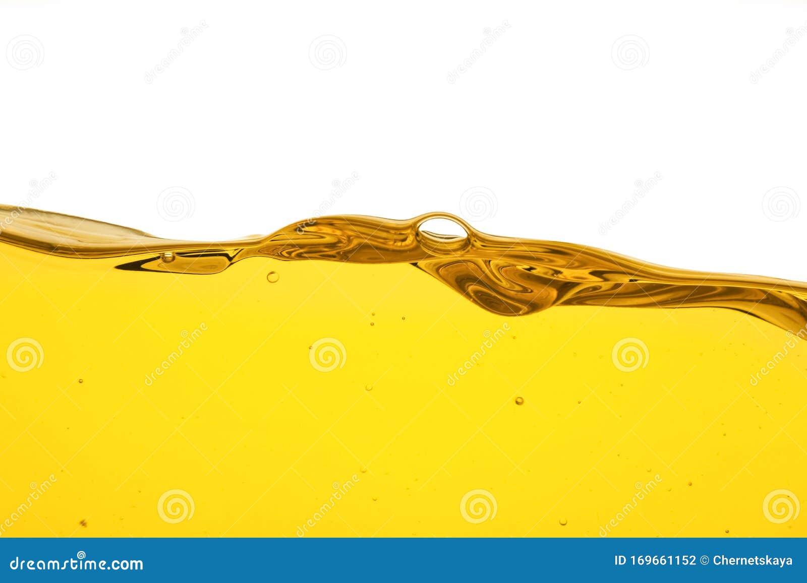 Cooking Oil Flow Isolated on White. Color Liquid Stock Photo - Image of ...