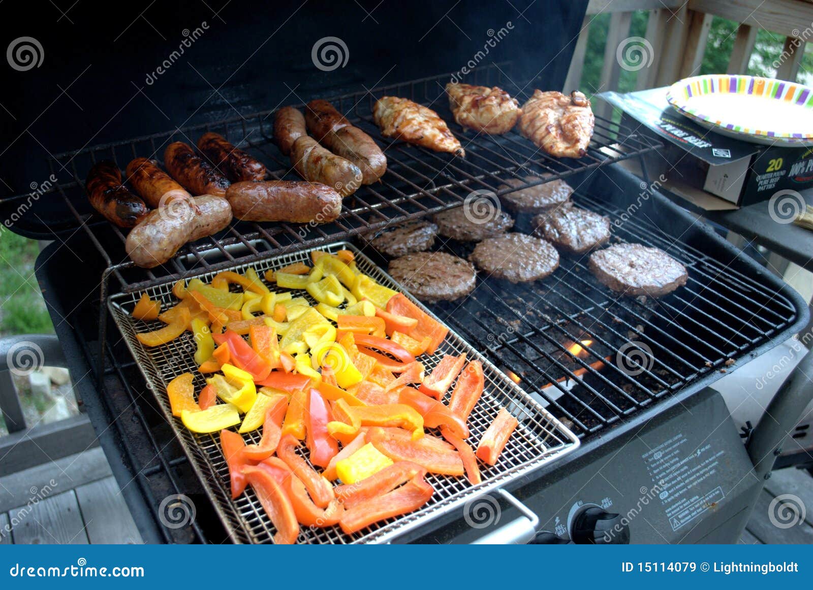 Cooking Out stock image. Image of dish, meat, fare, barbecue - 15114079