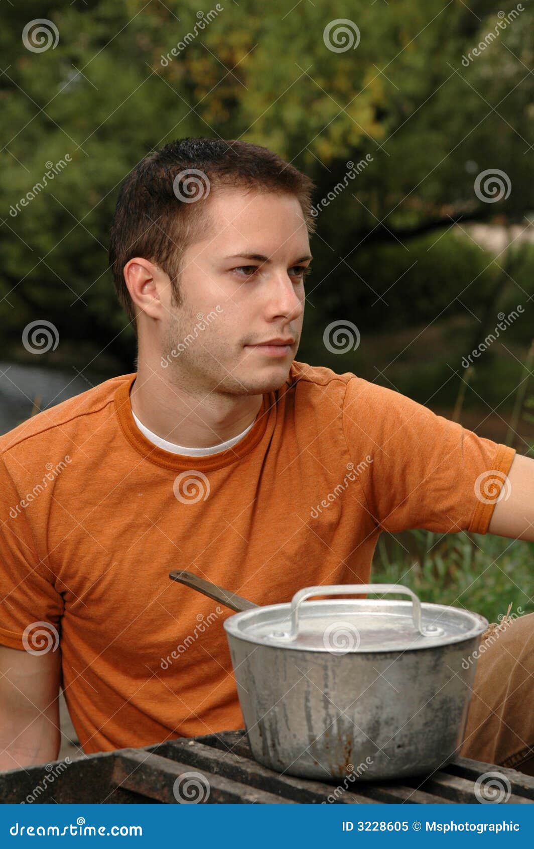 Cooking Out stock image. Image of nature, fire, wilderness - 3228605