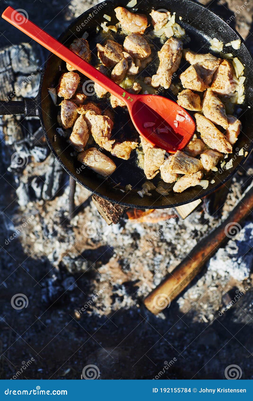 Cooking over open fire stock photo. Image of cooking - 192155784