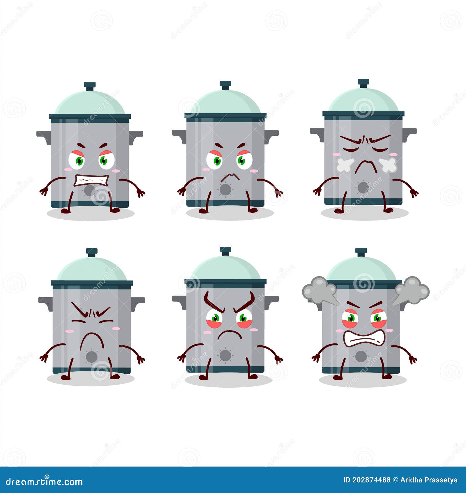 Angry Saucepan Cartoon Stock Illustration | CartoonDealer.com #47931088