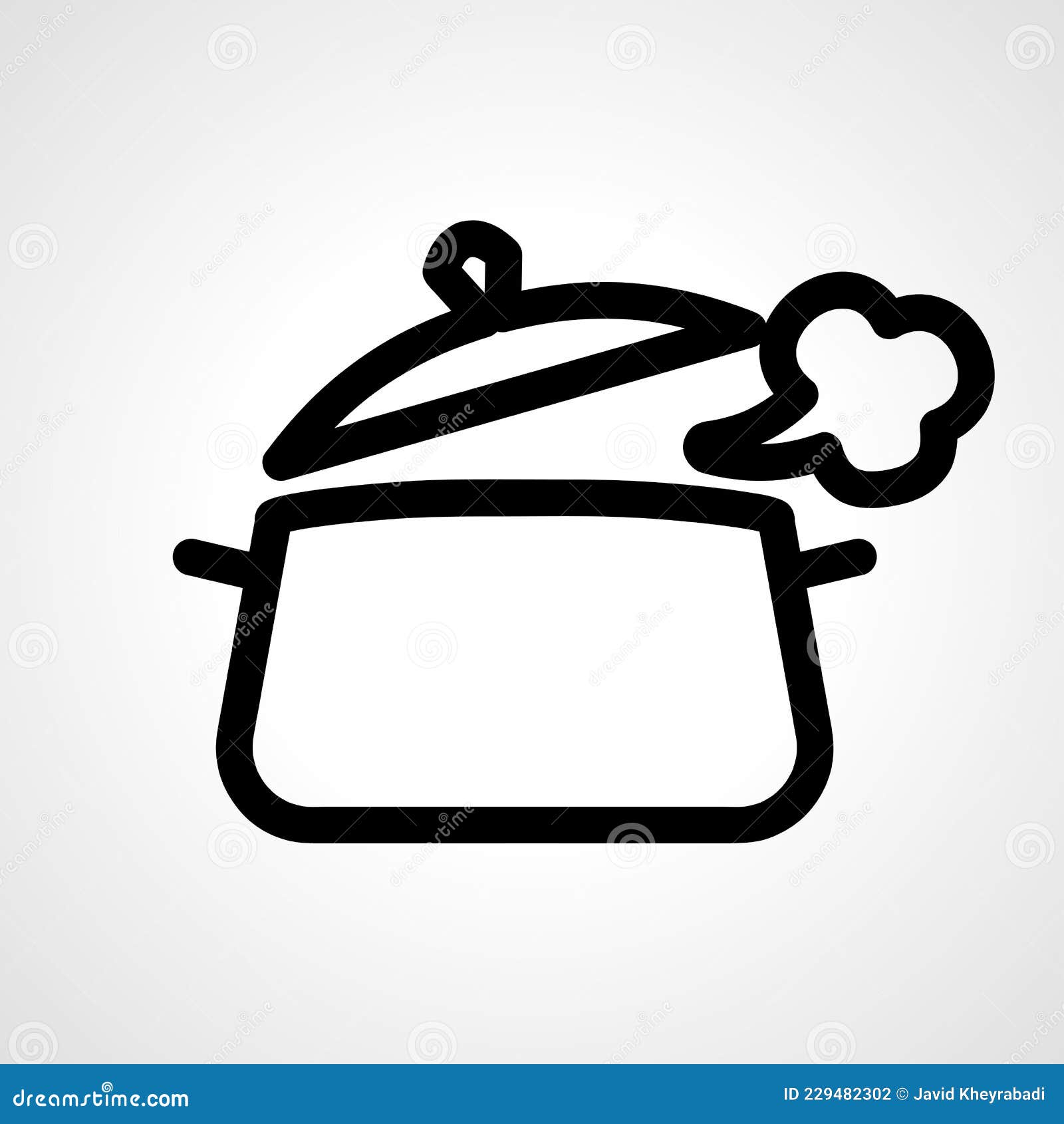 Cooking Pan Icon. Cooking Pan Isolated Simple Icon Stock Vector ...