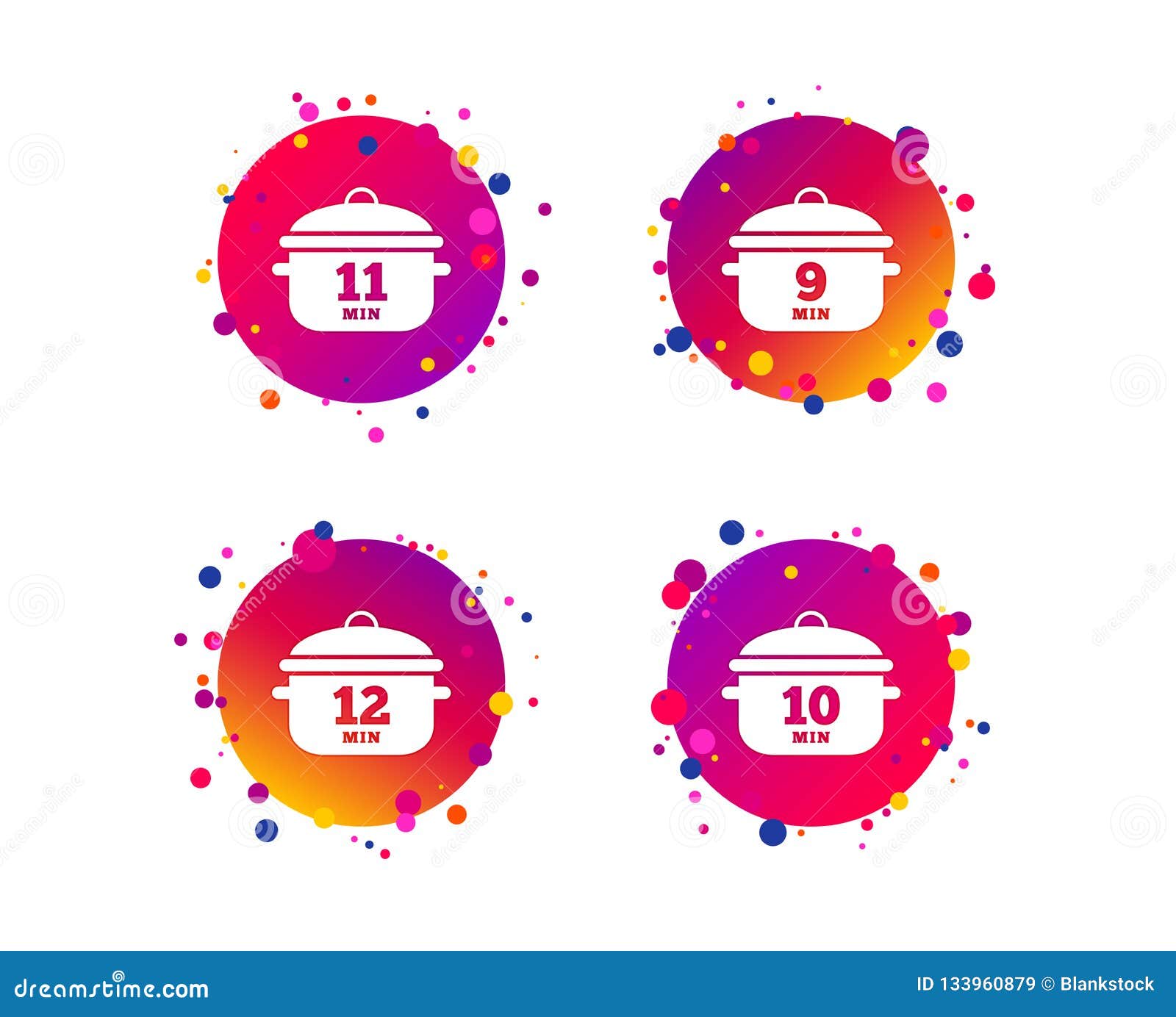 Twelve Minutes Analog Circle Clock On Pink Background. Time Icon ... Twelve Minutes Analog Circle Clock On Pink Background. Time Icon ...
