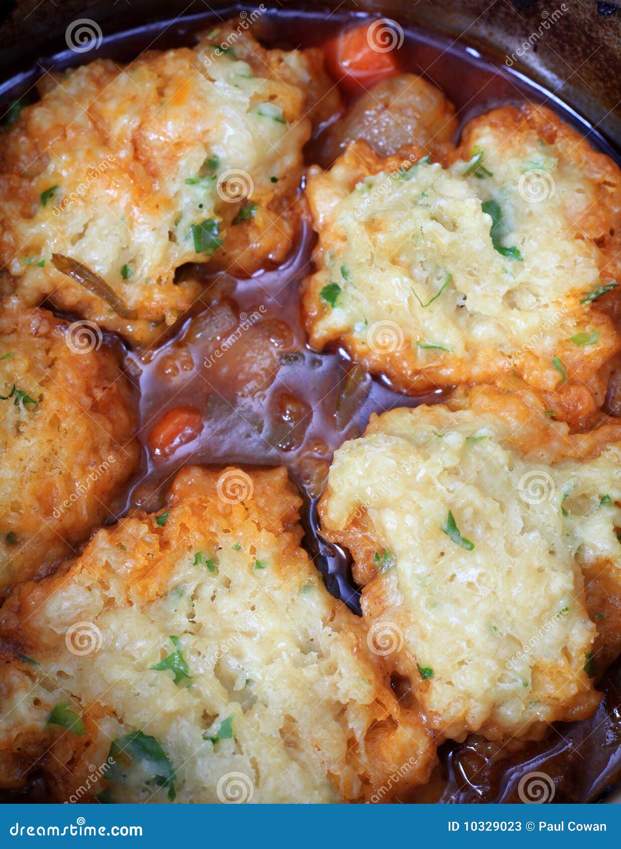 Cooking parsley dumplings stock image. Image of british - 10329023
