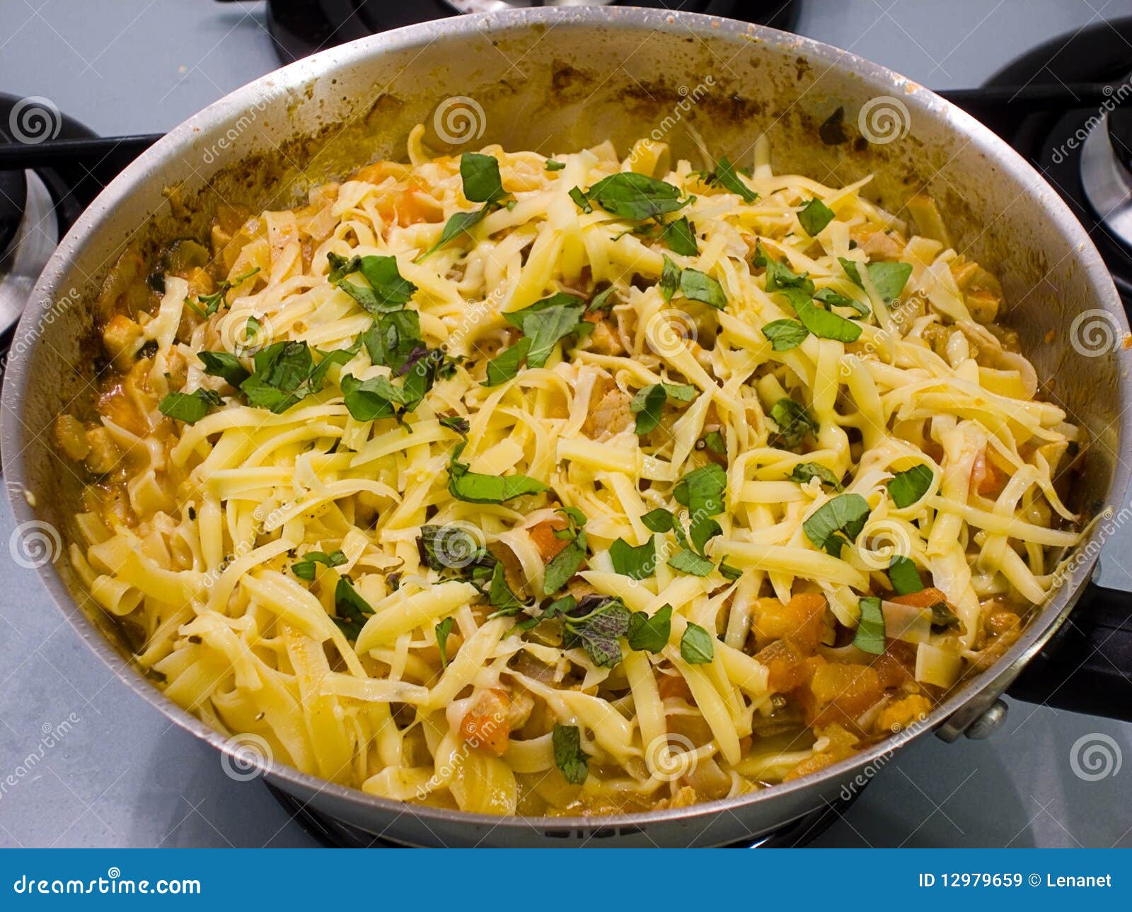 Cooking pasta stock image. Image of onion, minced, healthy - 12979659