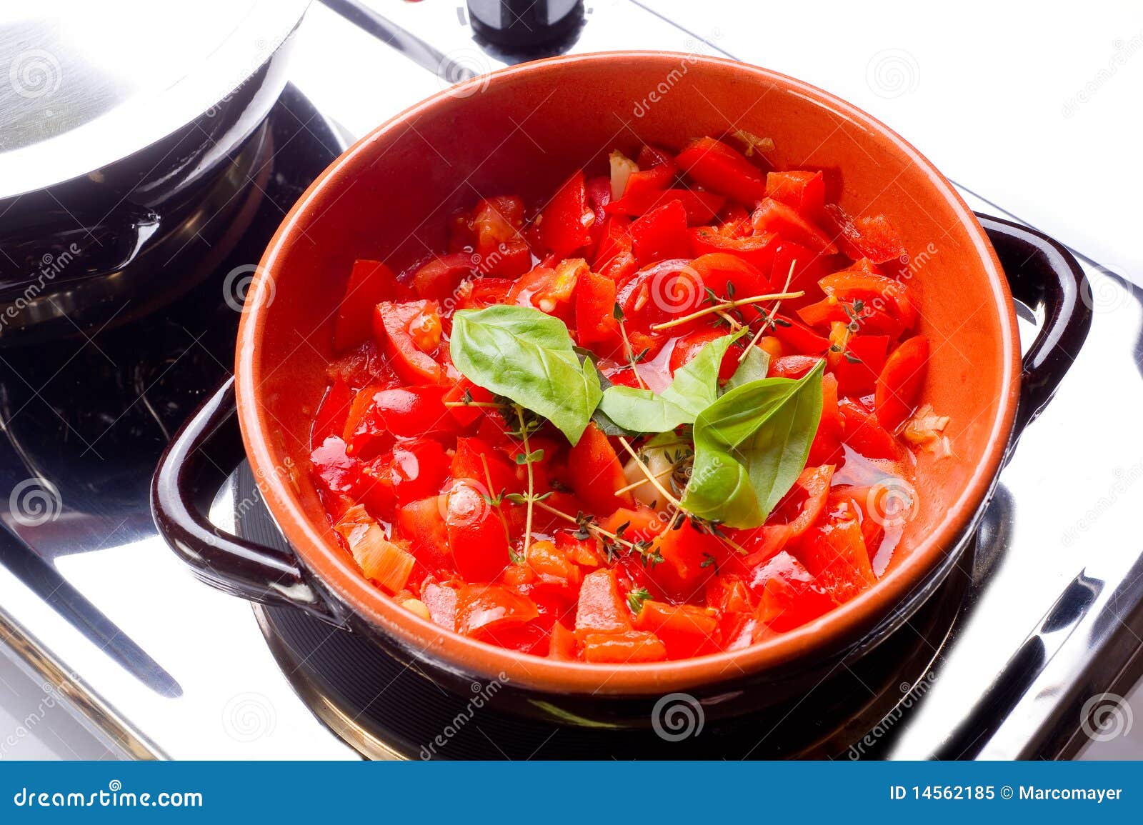 Cooking Pepperoni with Herbs Stock Image - Image of dish, healthy: 14562185