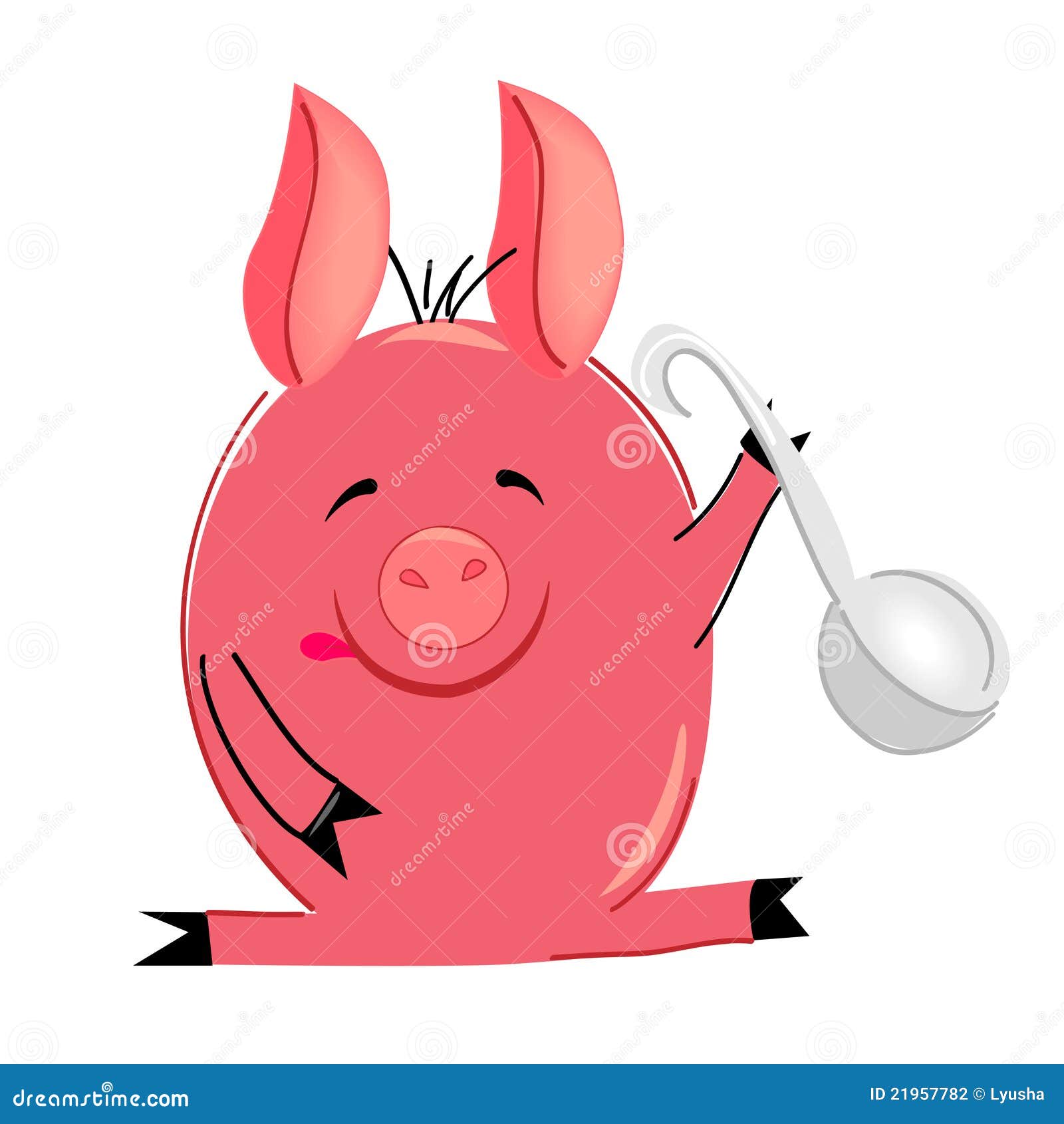 Isolated Character Pet Sad Dog Pug Yellow Color With Simpsons Style ...