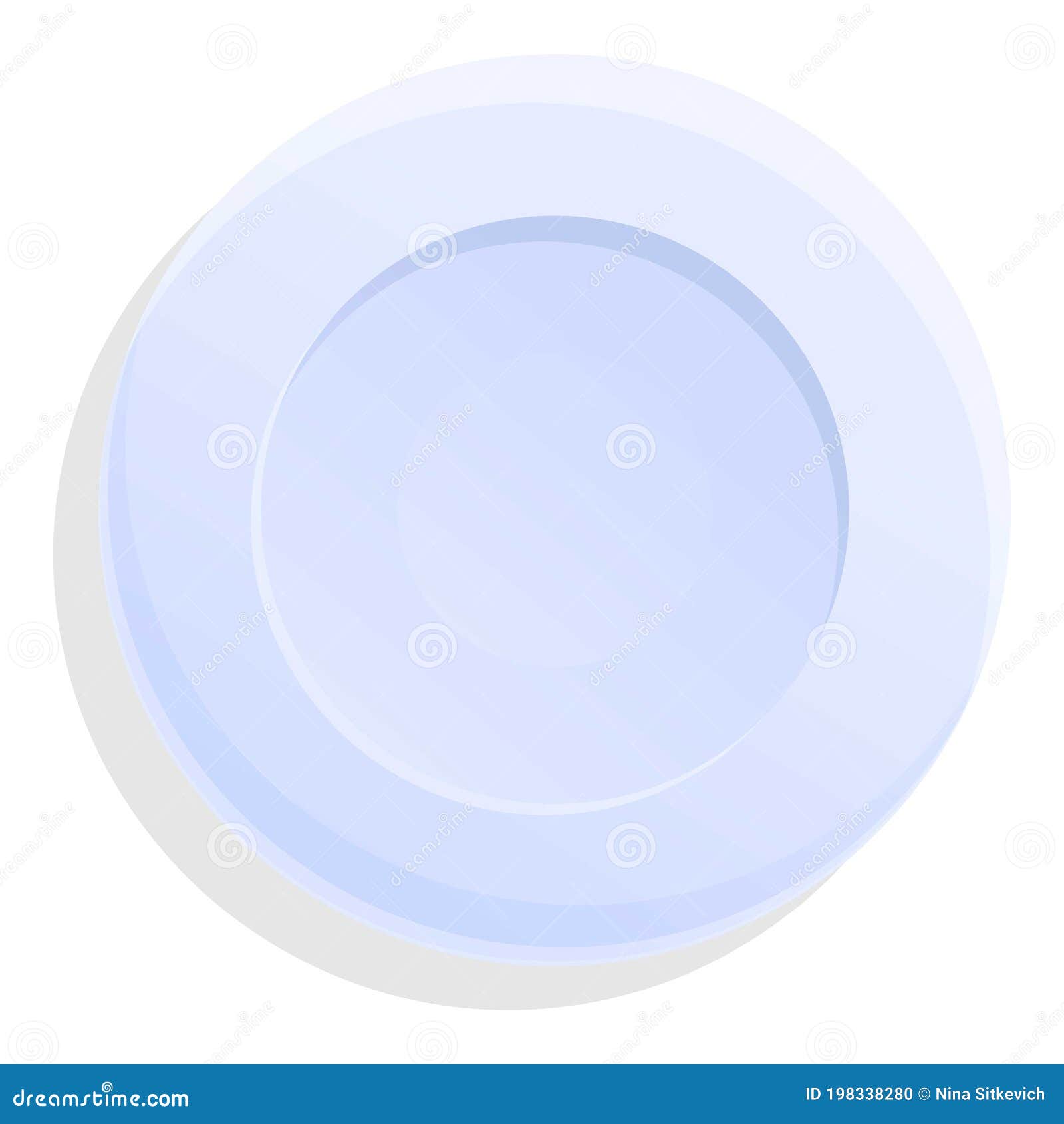 Cooking Plate Icon, Cartoon Style Stock Vector - Illustration of ...