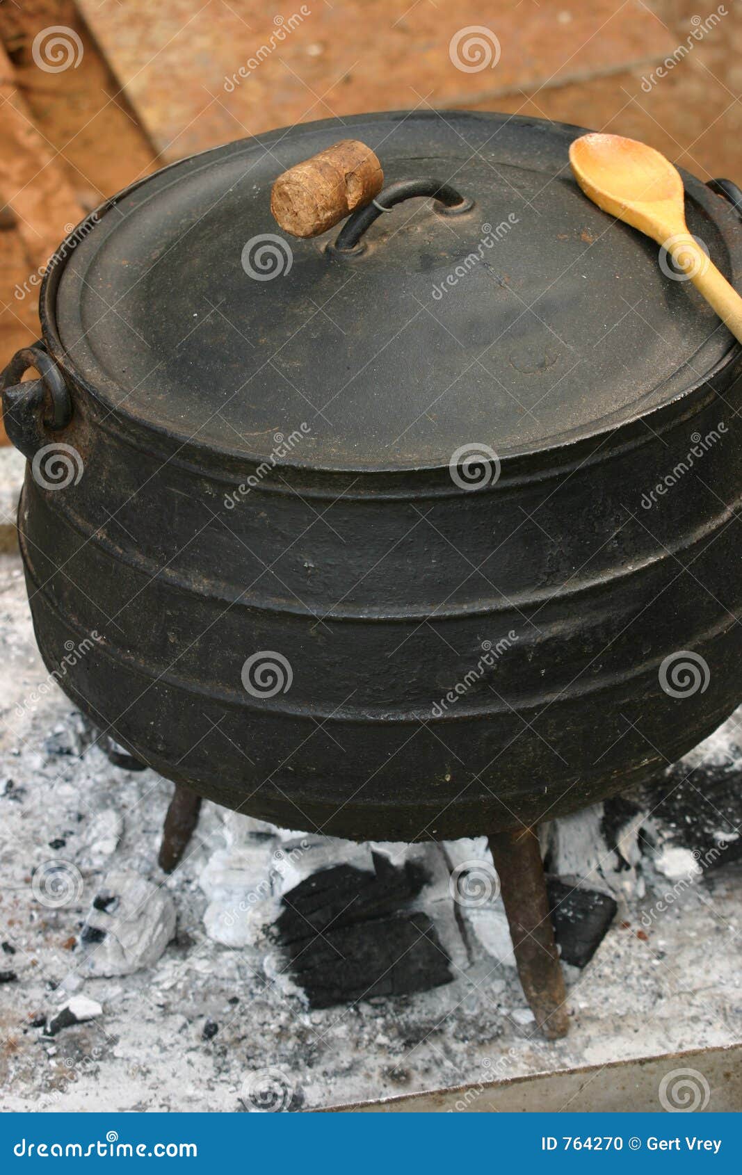 Cooking pot stock photo. Image of soop, fire, traditional - 764270