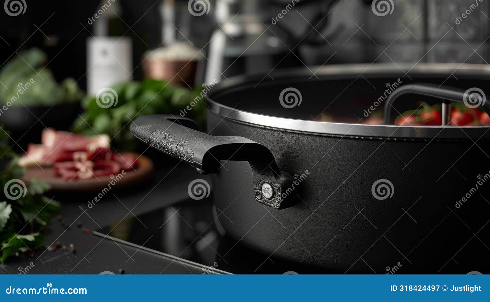 The Cooking Pot Handle Featuring a Heatresistant Grip and a Locking ...