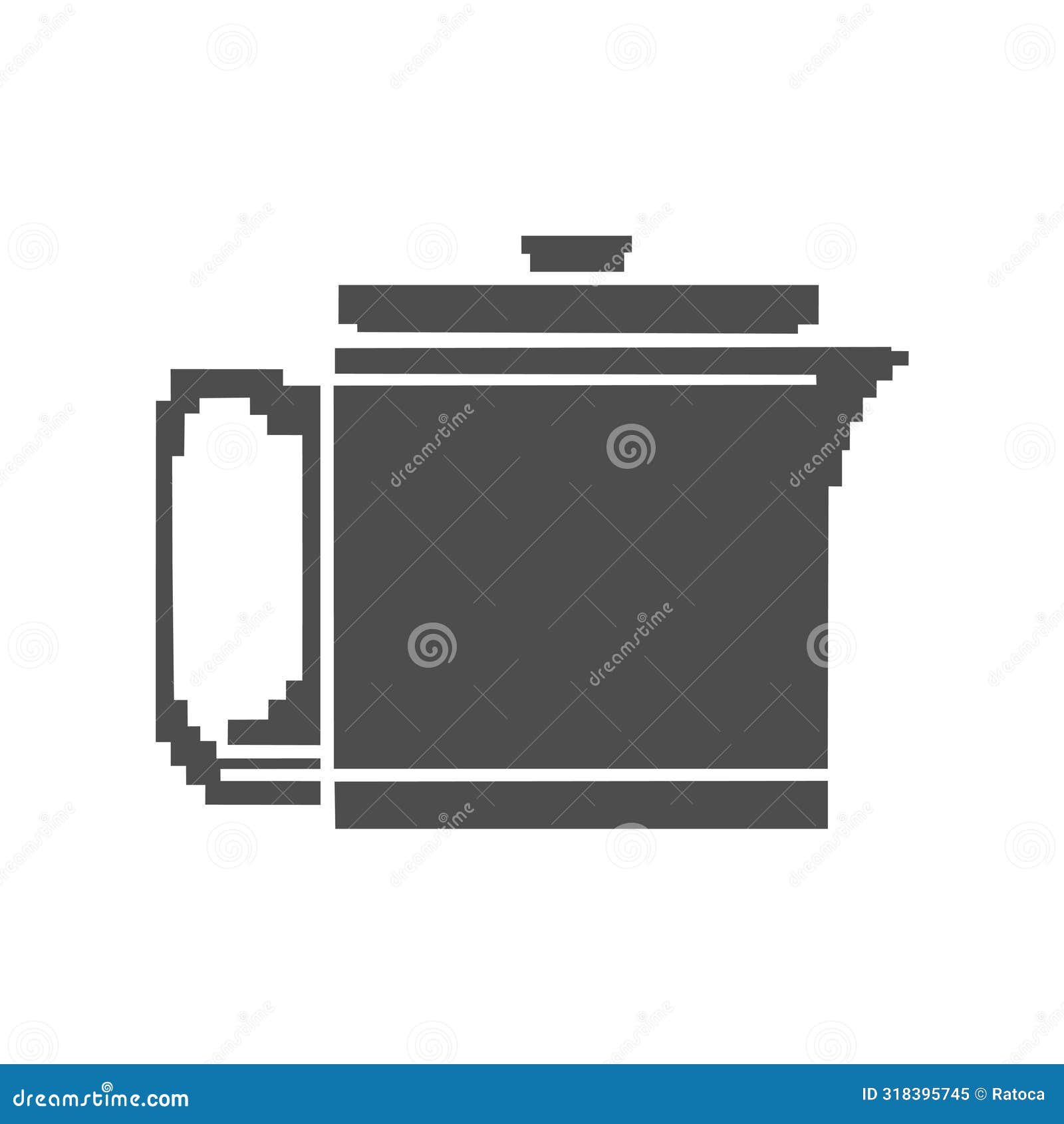 8 Bit Pixel Cooking Ware In Vector Illustrations For Game Assets ...