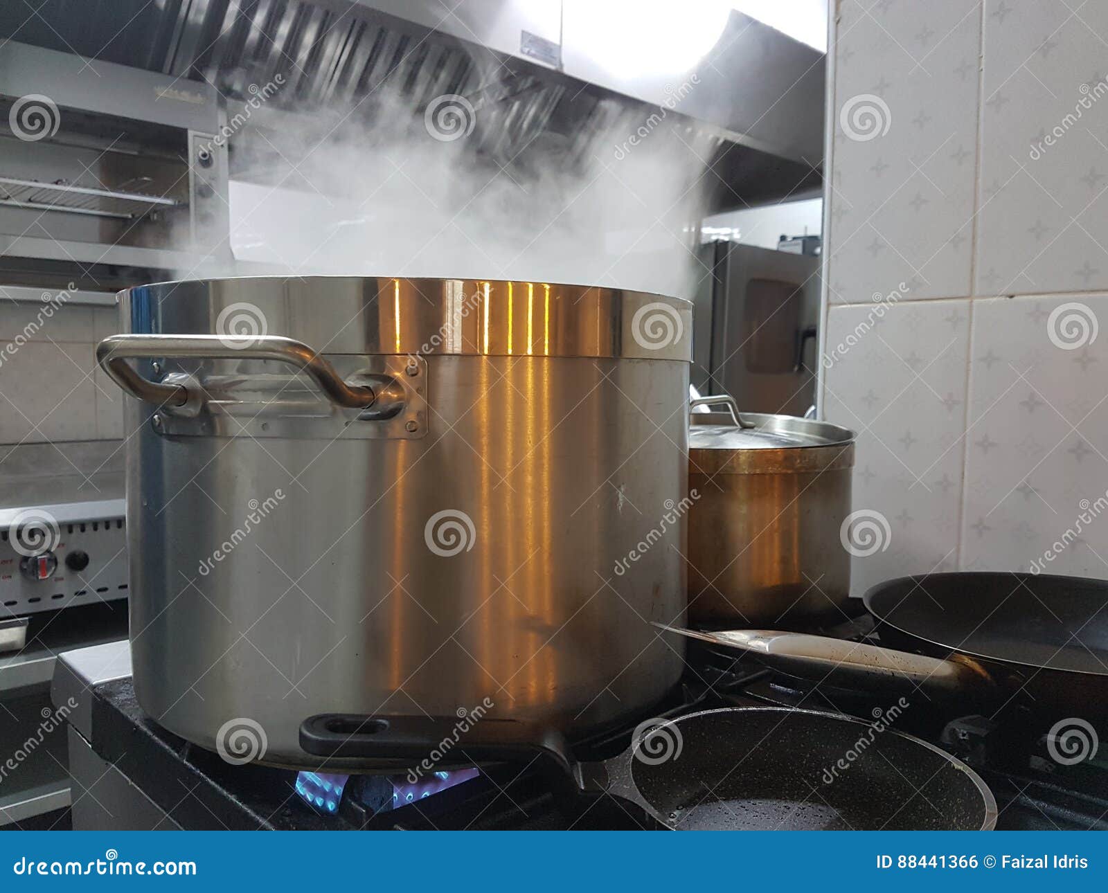 Cooking pot on stove stock photo. Image of stove, cooking - 88441366