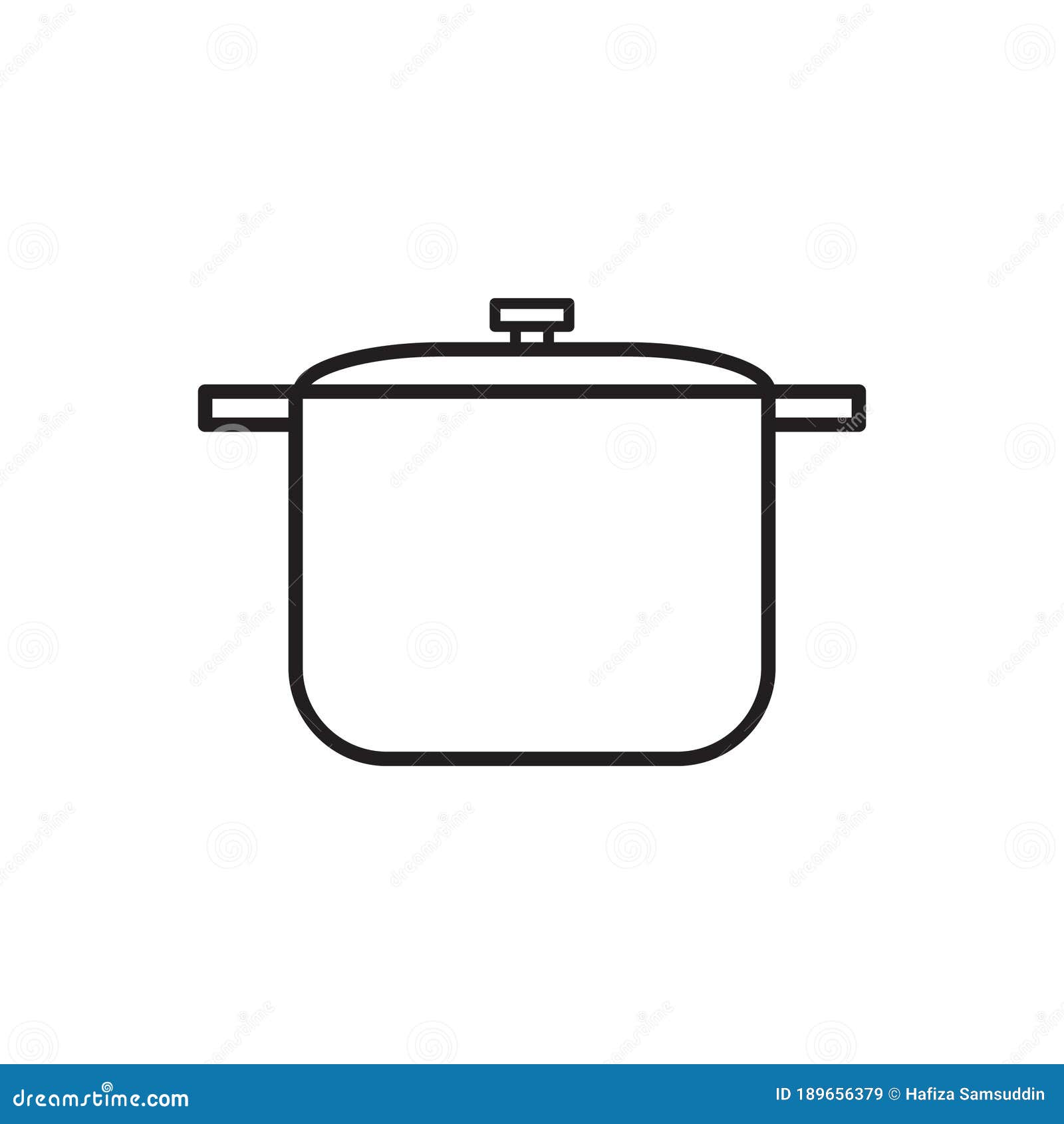 Cooking Pot. Vector Illustration Decorative Design Stock Vector ...