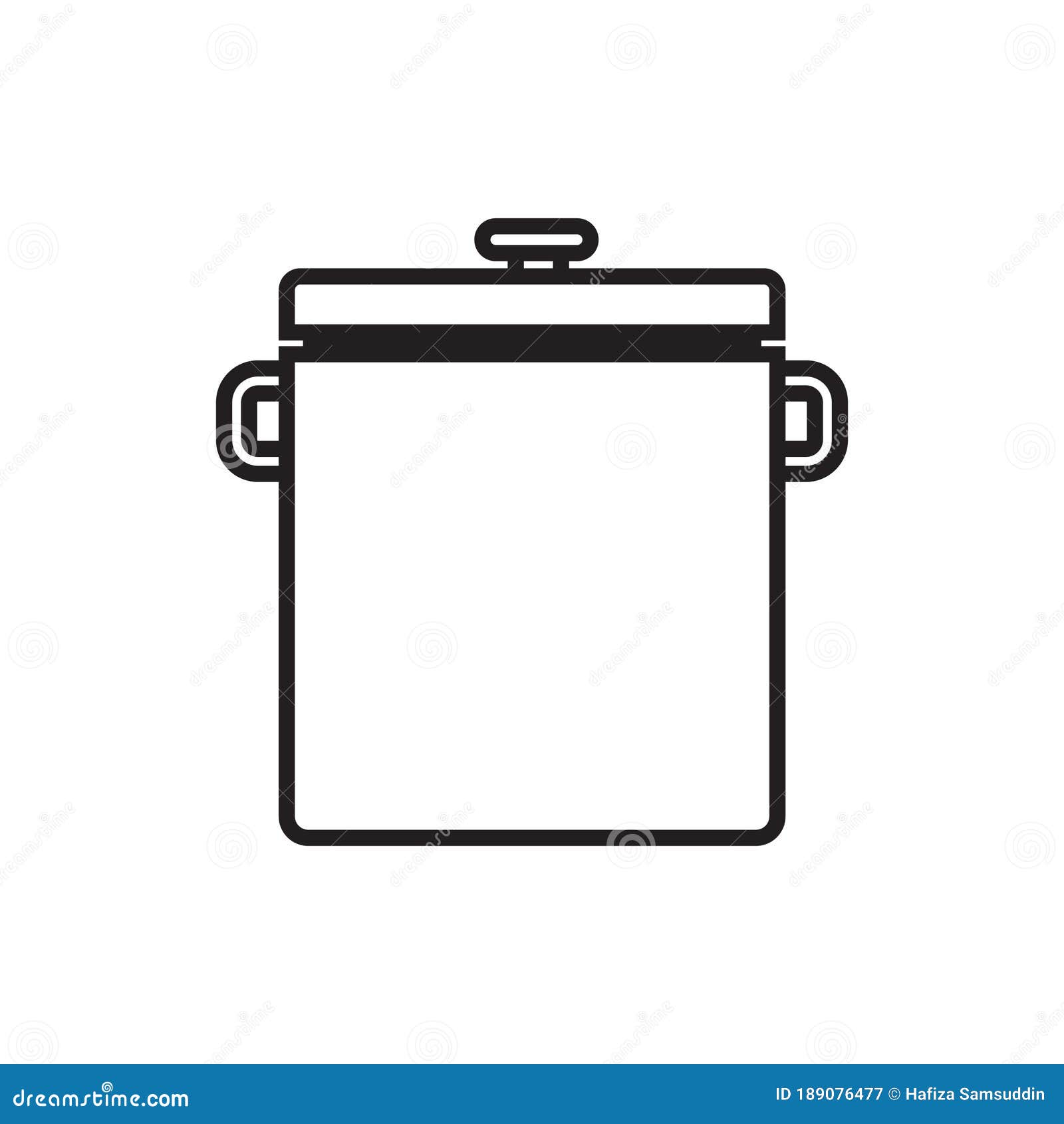 Cooking Pot. Vector Illustration Decorative Design Stock Vector ...