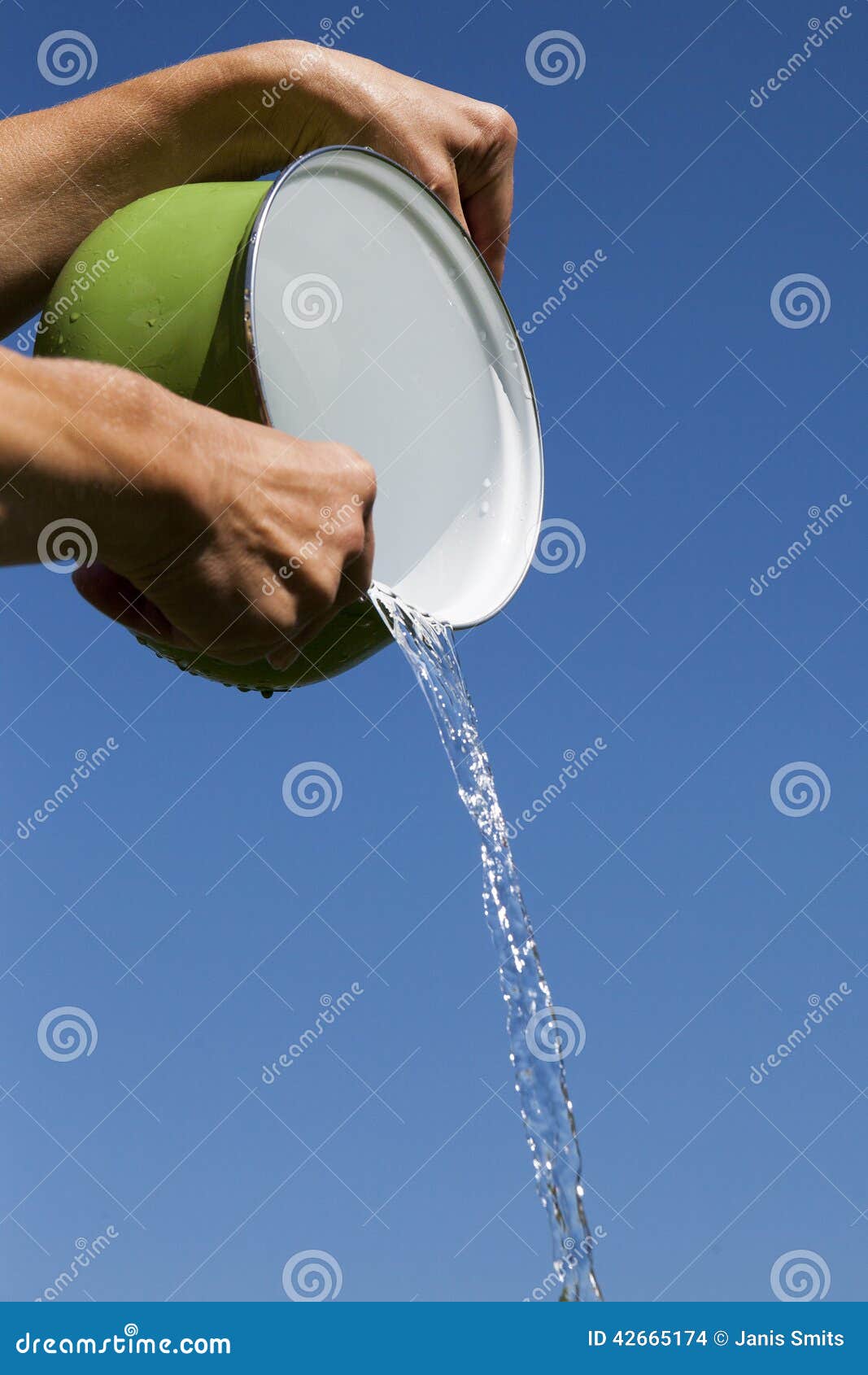 Cooking pot and water. stock photo. Image of iron, metal - 42665174