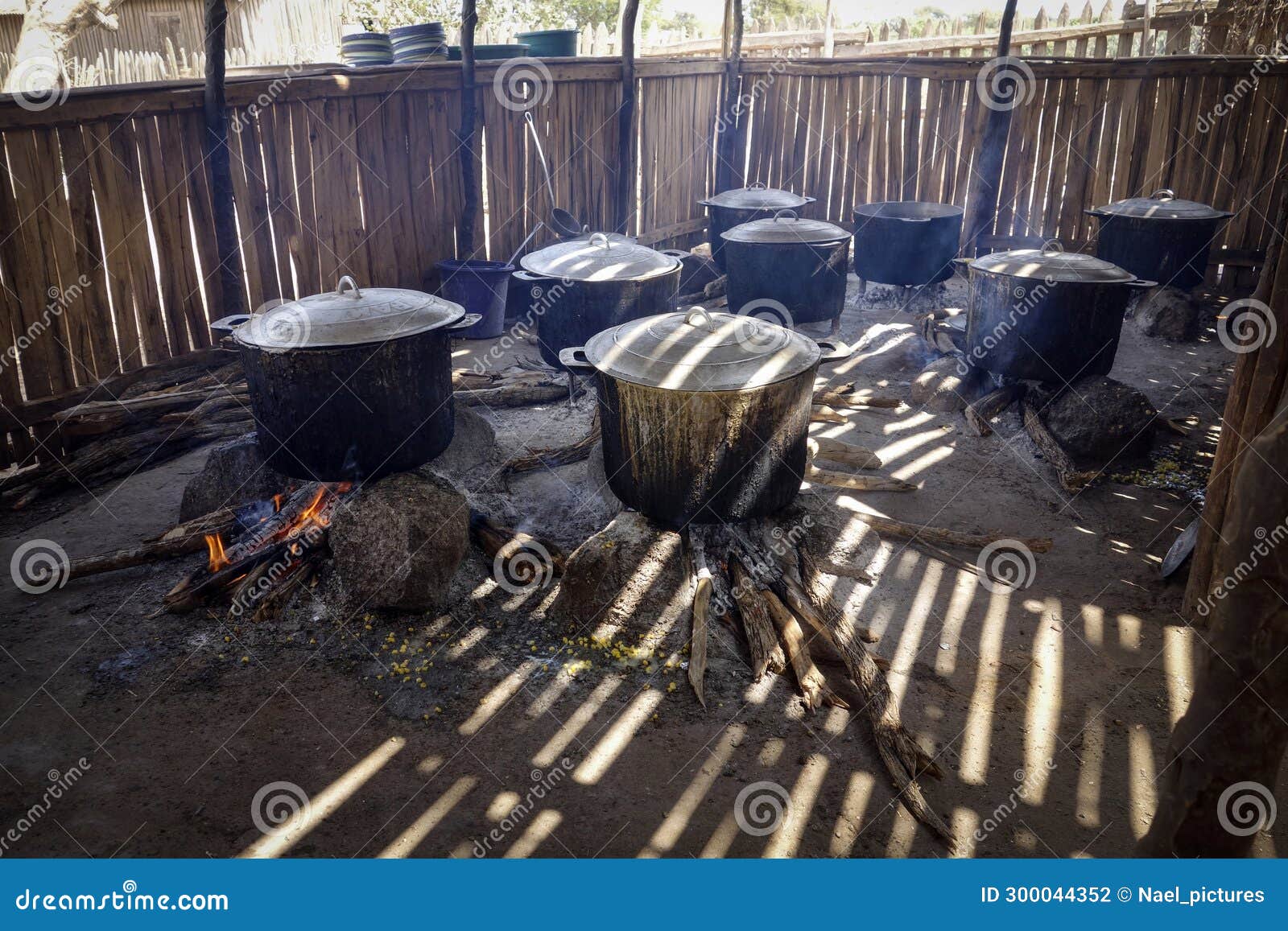 The Kitchen of the School Canteen Stock Photo - Image of plate, lunch ...