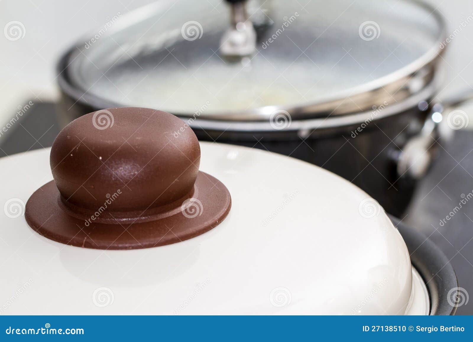Cooking Pots Tops or Lids stock photo. Image of kitchen - 27138510