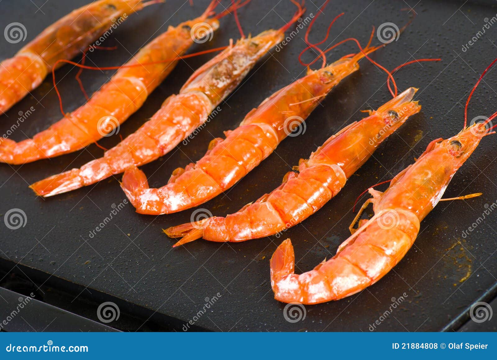 Cooking prawns stock photo. Image of preparing, large - 21884808