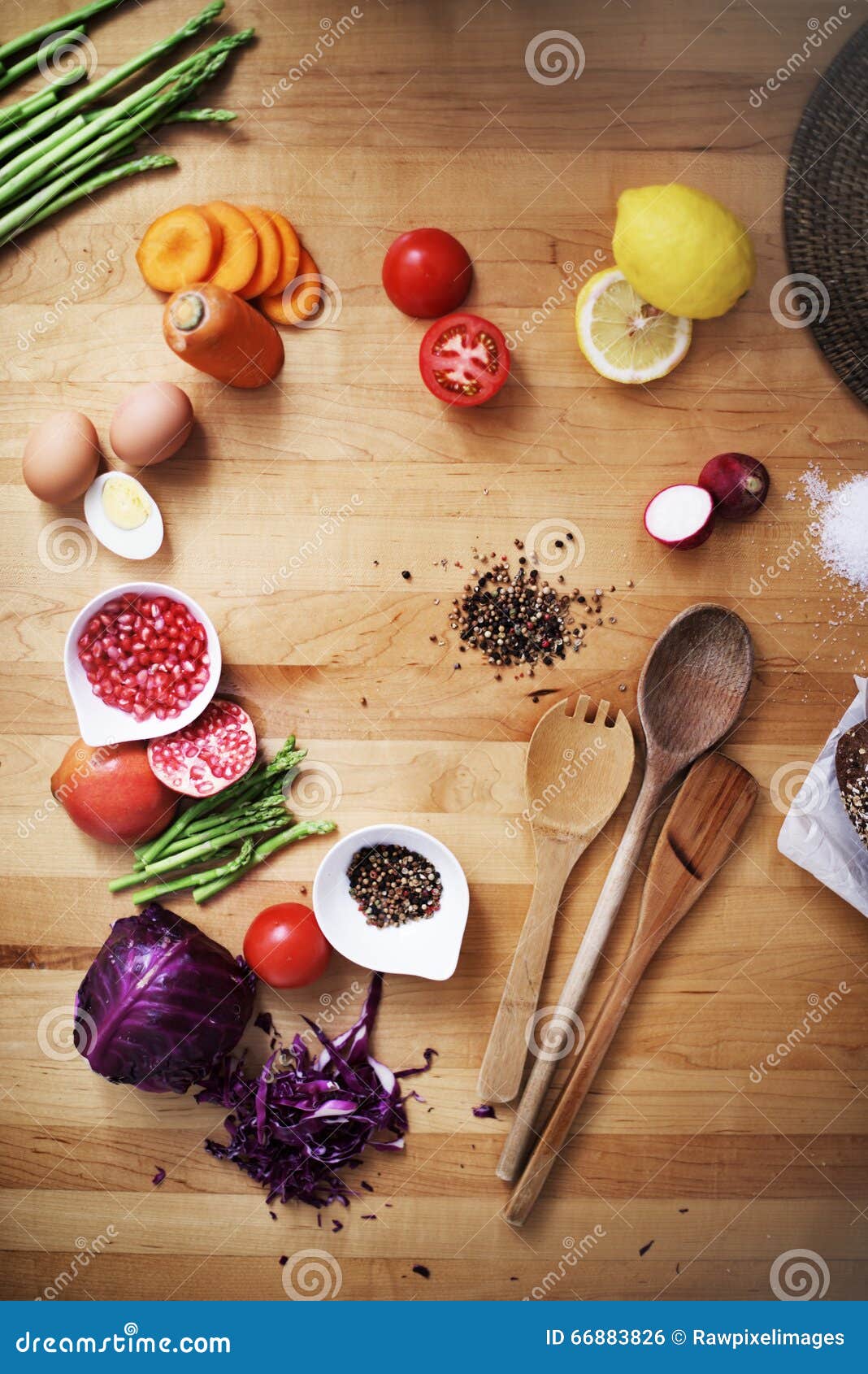Cooking Preparation Culinary Ingredient Kitchen Concept Stock Photo ...