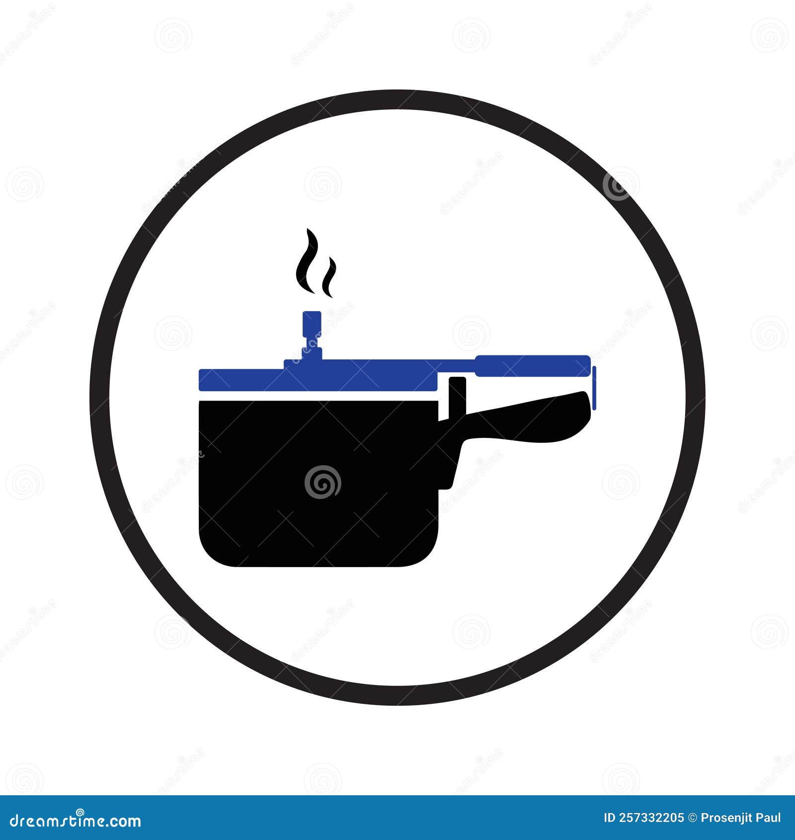 Cooking Pressure Cooker Icon Stock Vector - Illustration of pressure ...