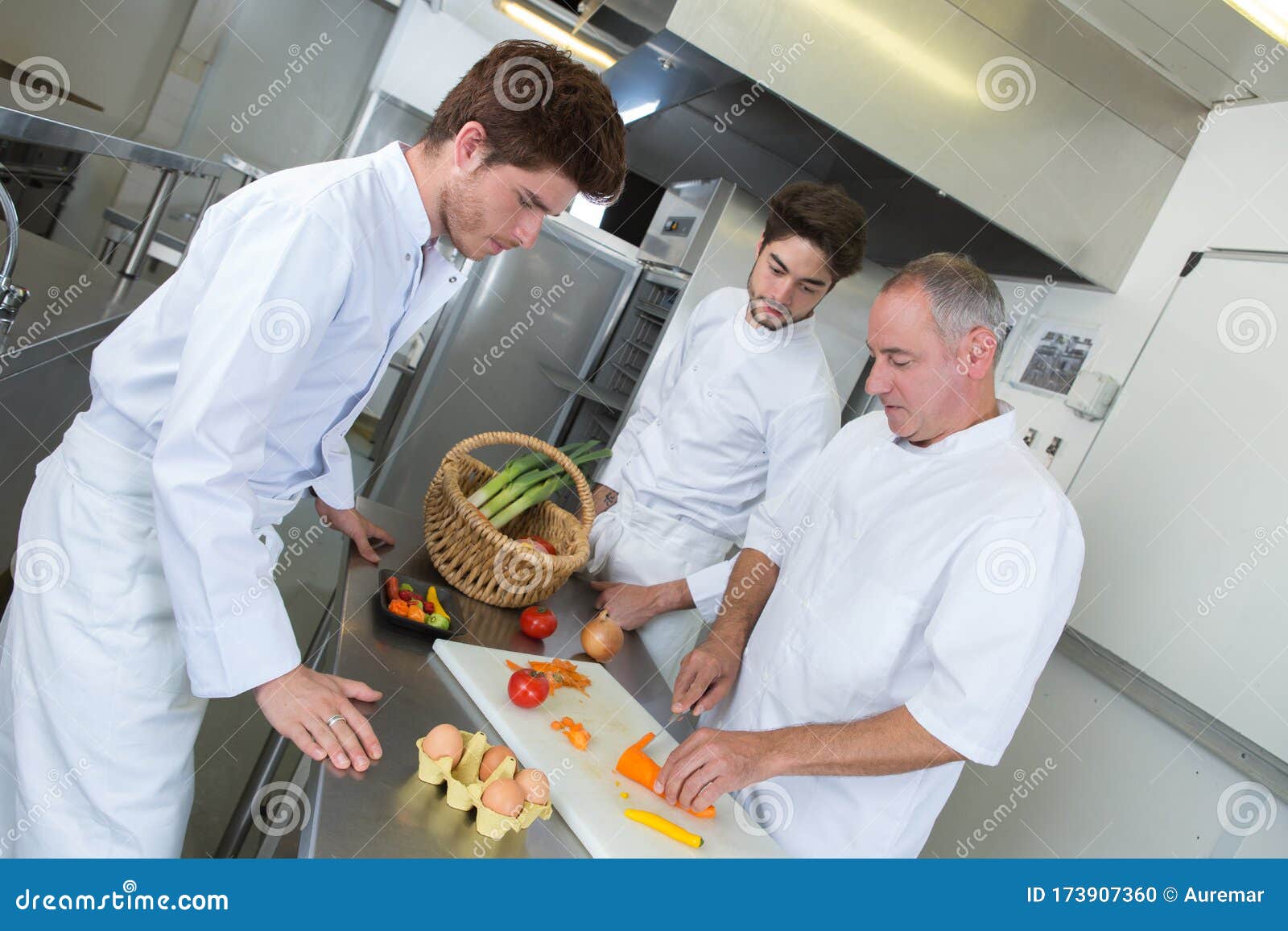 Cooking Process Apprentice Concept Stock Photo - Image of preparing ...