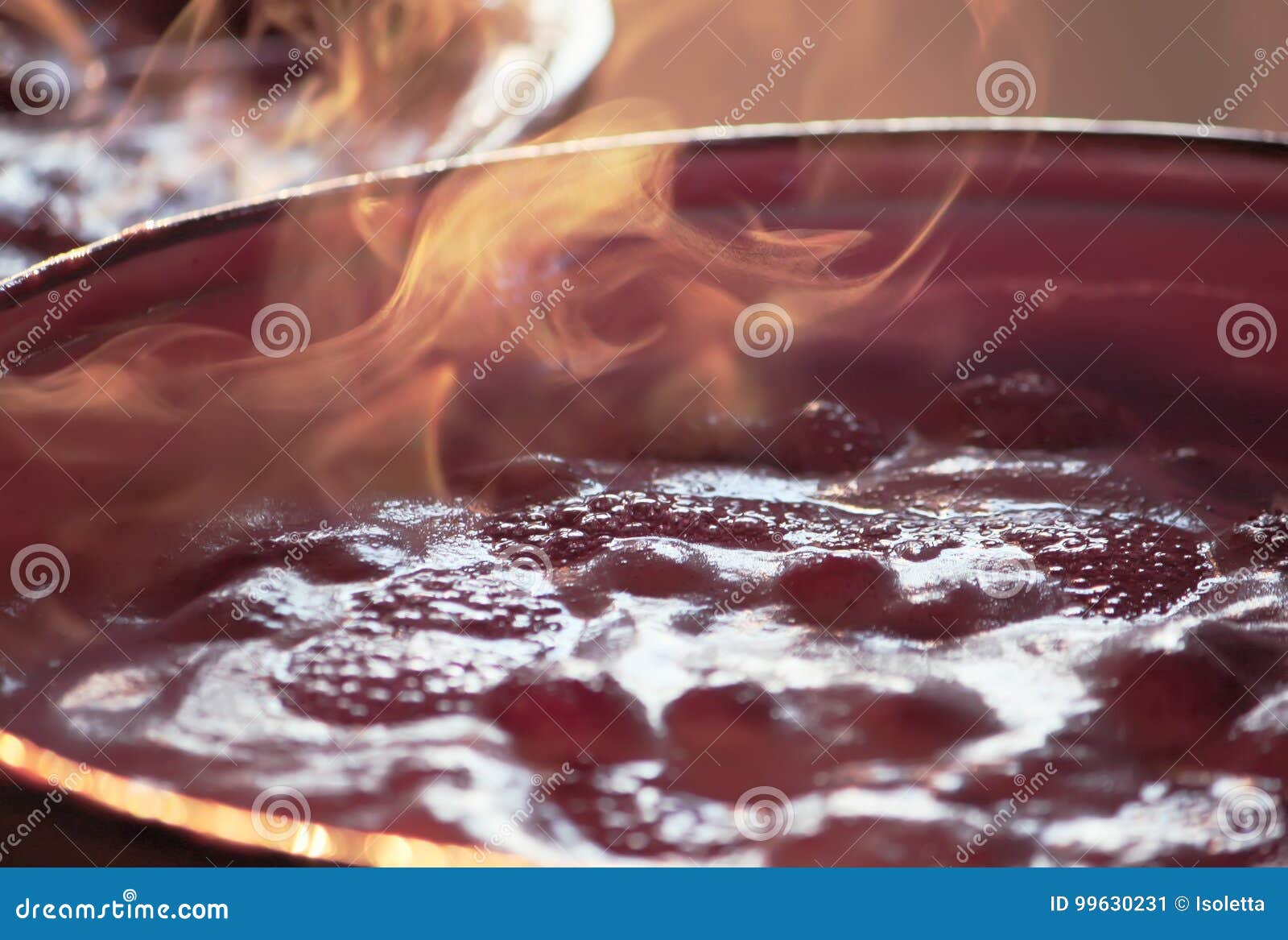 Cooking Process of Homemade Jam Stock Image - Image of breakfast, berry ...
