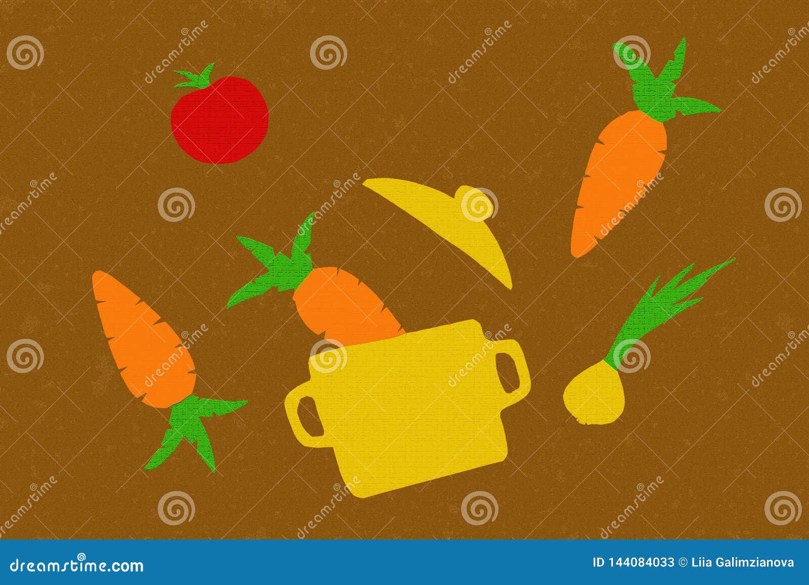 Cooking Process Illustration Stock Image - Image of fast, cartoon ...