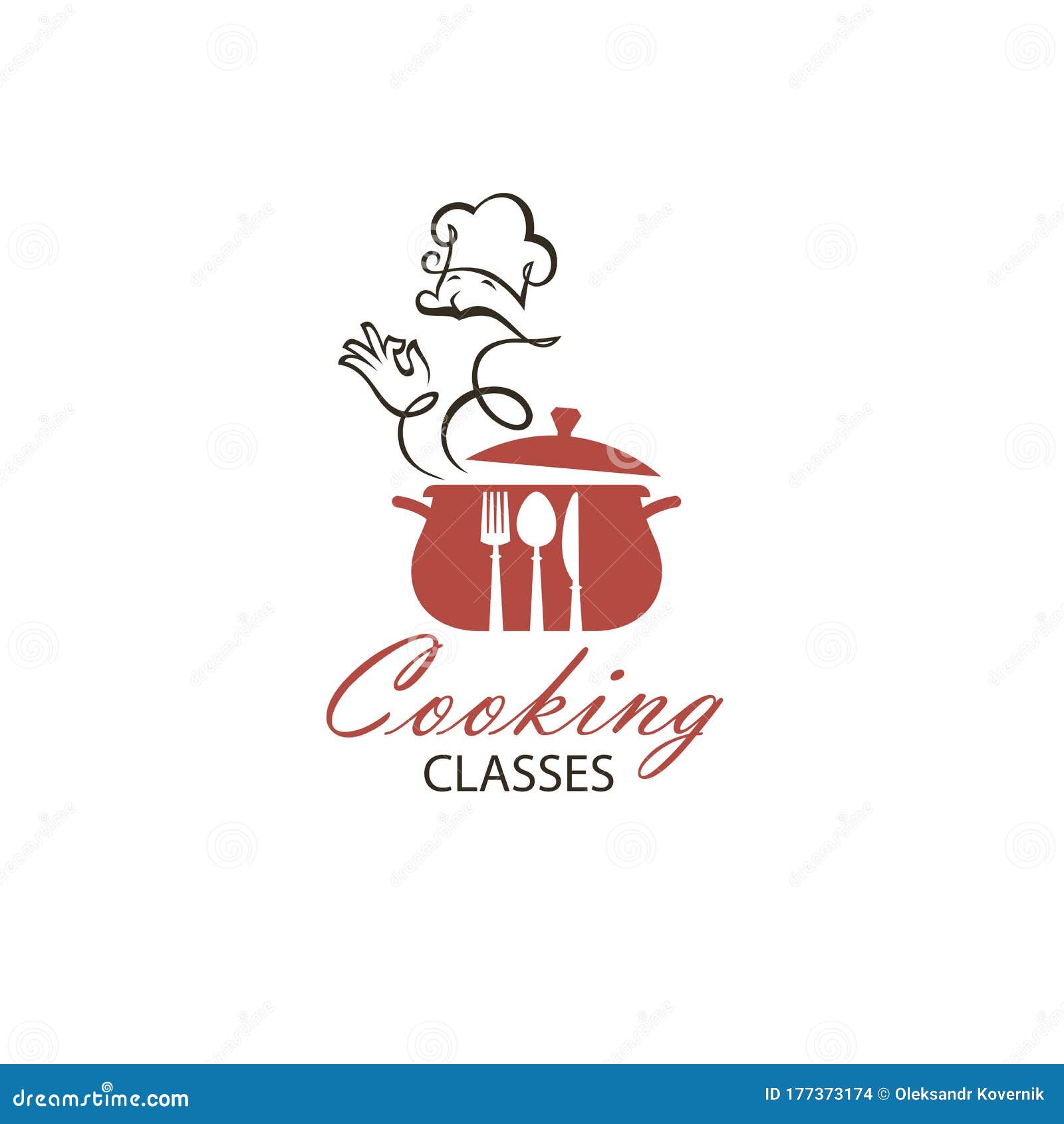 Cooking Process Vector Illustration. Flipping Asian Food In A Pan ...