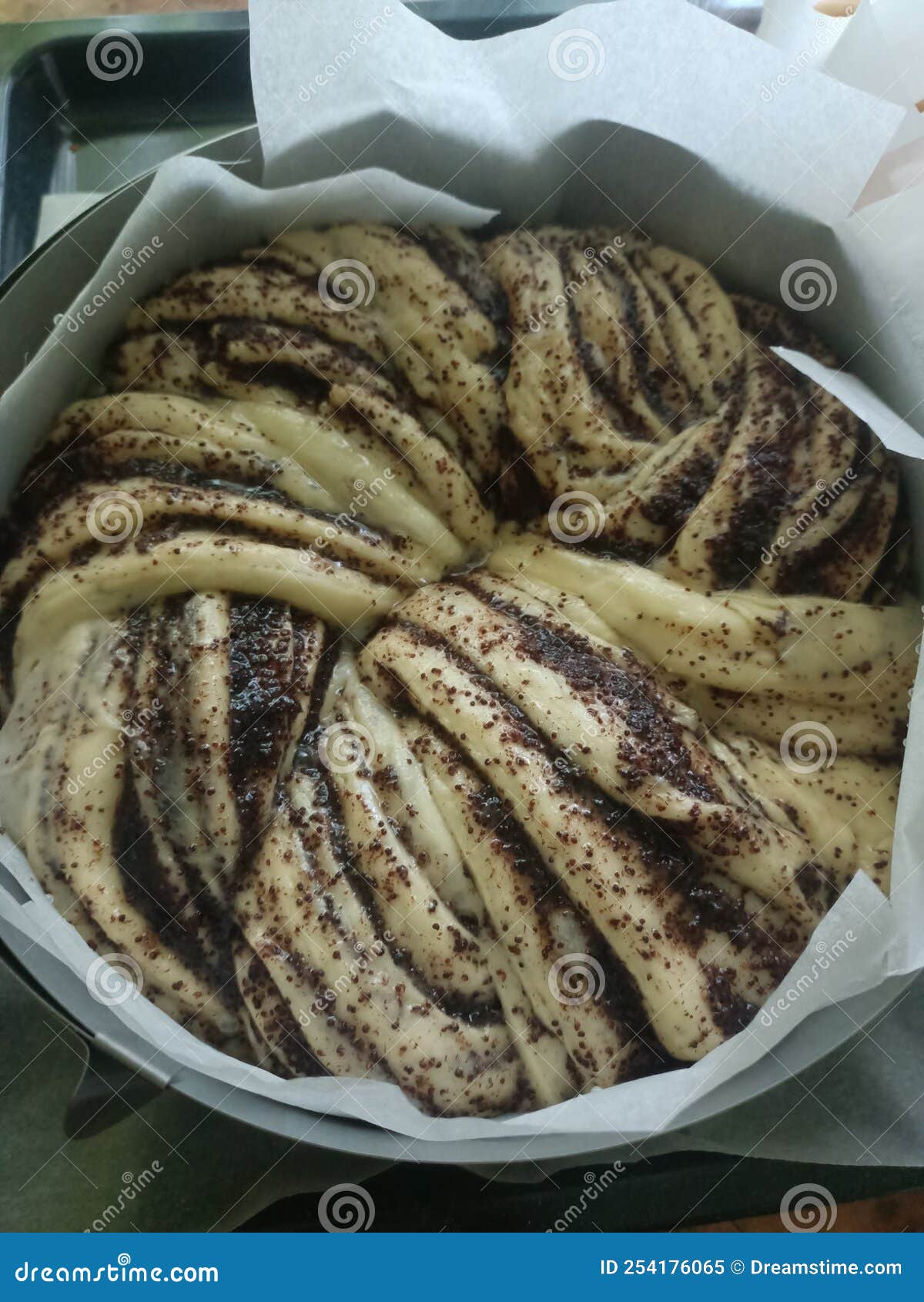 Cooking in Process & X28;Roll with Poppy Seeds& X29; Stock Image ...