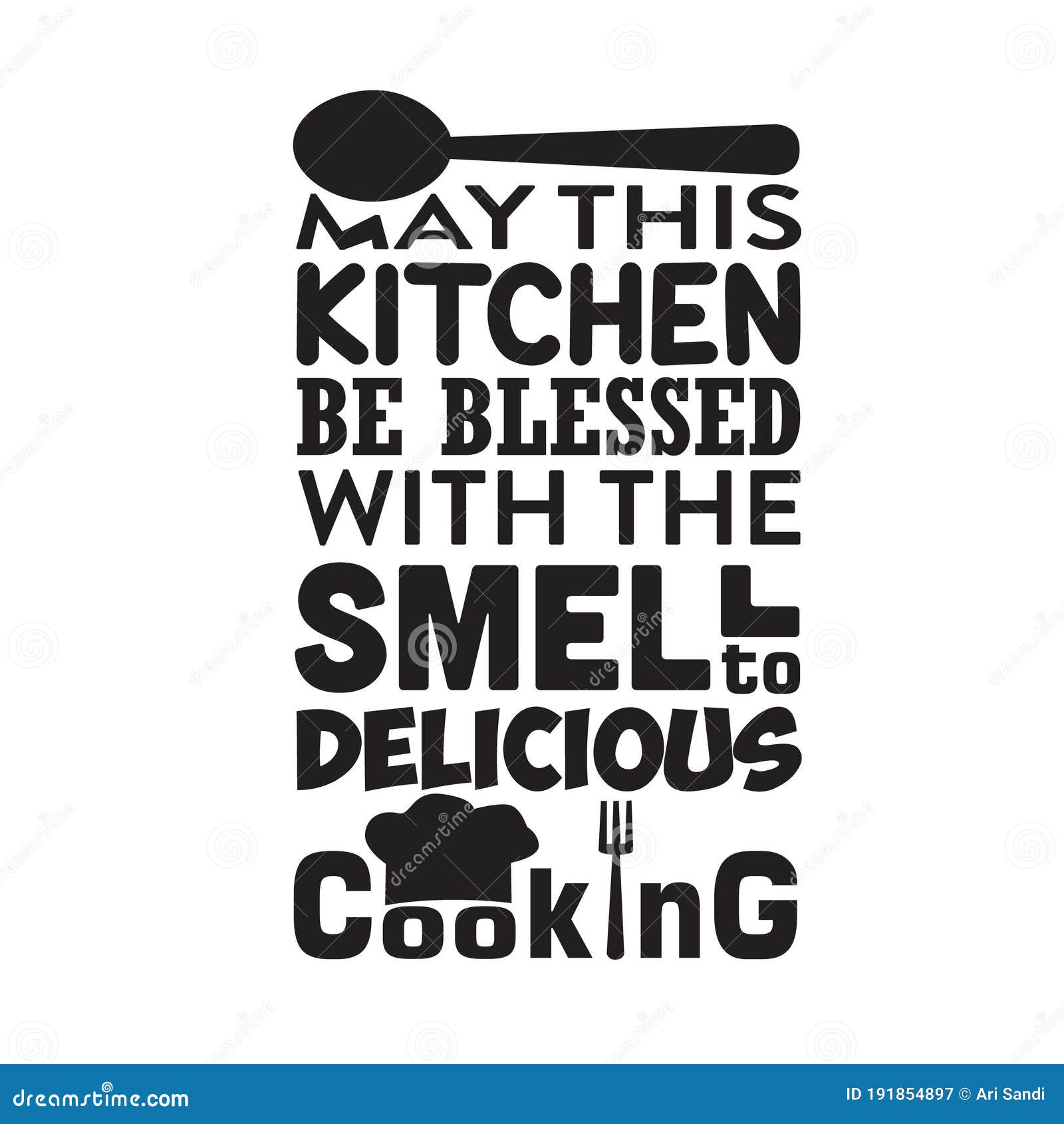 Cooking Quote and Saying Good for Cricut. May this Kitchen Be Blessed ...