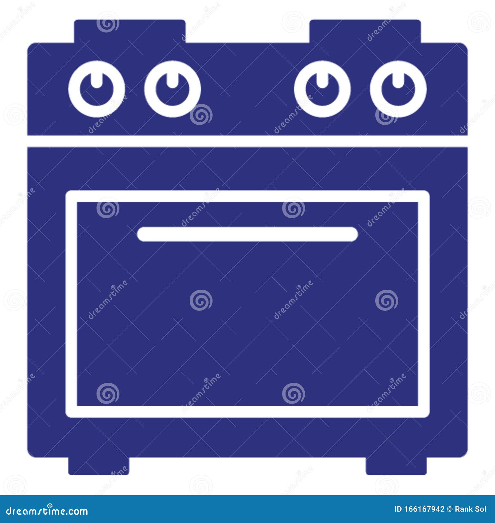 Cooking Range Isolated Vector Icon Fully Editable Stock Illustration ...