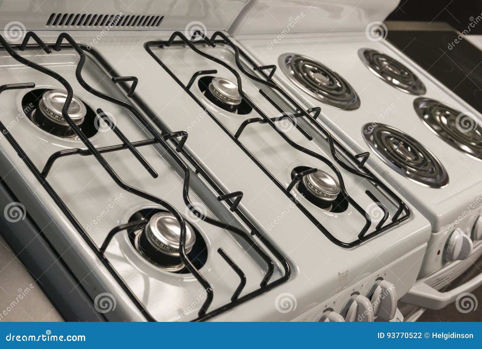 Cooking range top stock photo. Image of interior, power - 93770522