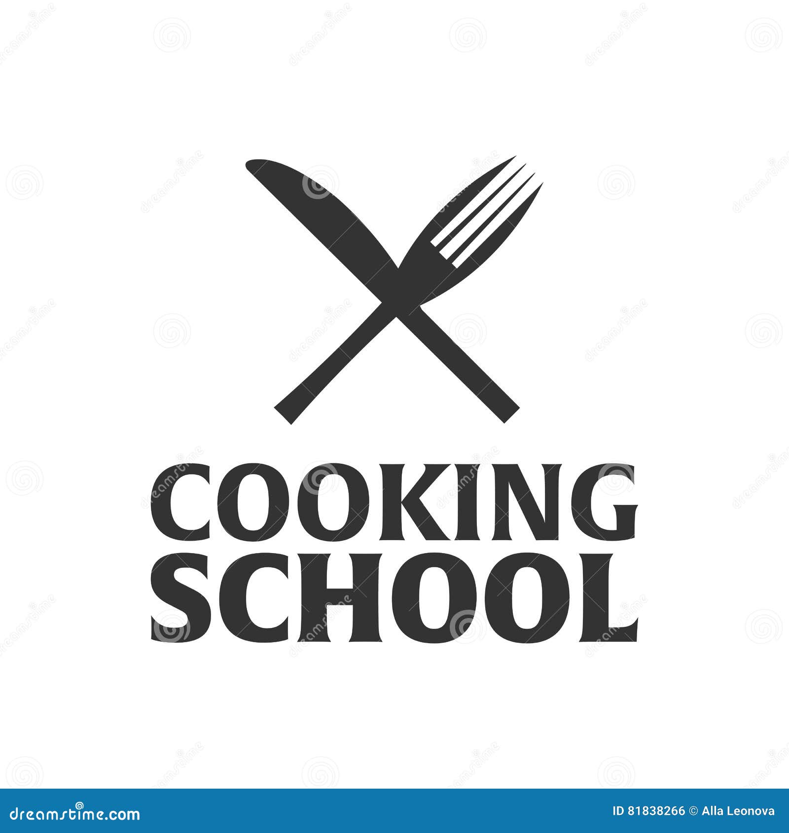 Cooking School Logo. Cooking Academy. Vector Illustration. Stock ...