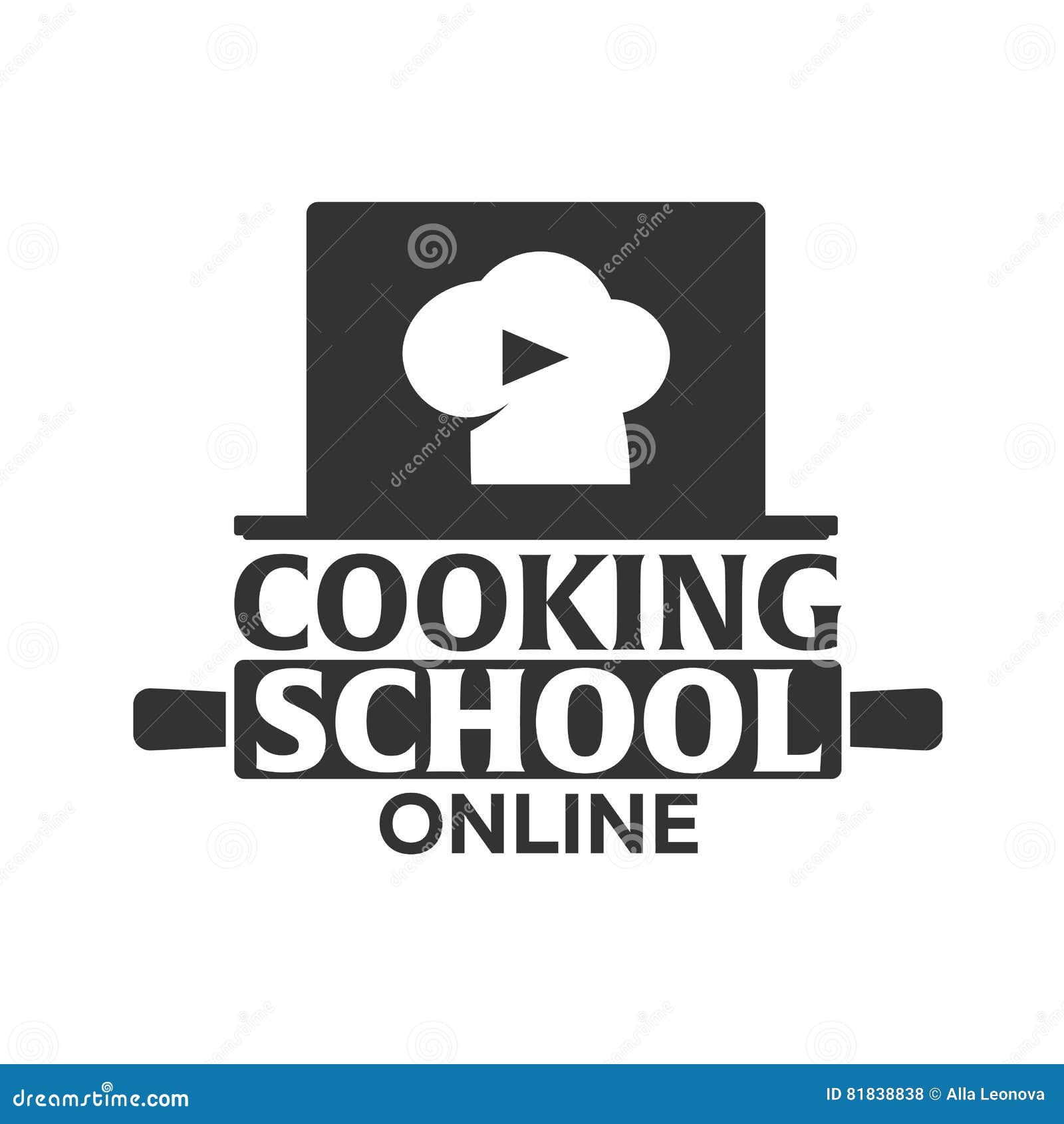 Cooking School Logo. Cooking Academy. Vector Illustration. Stock ...