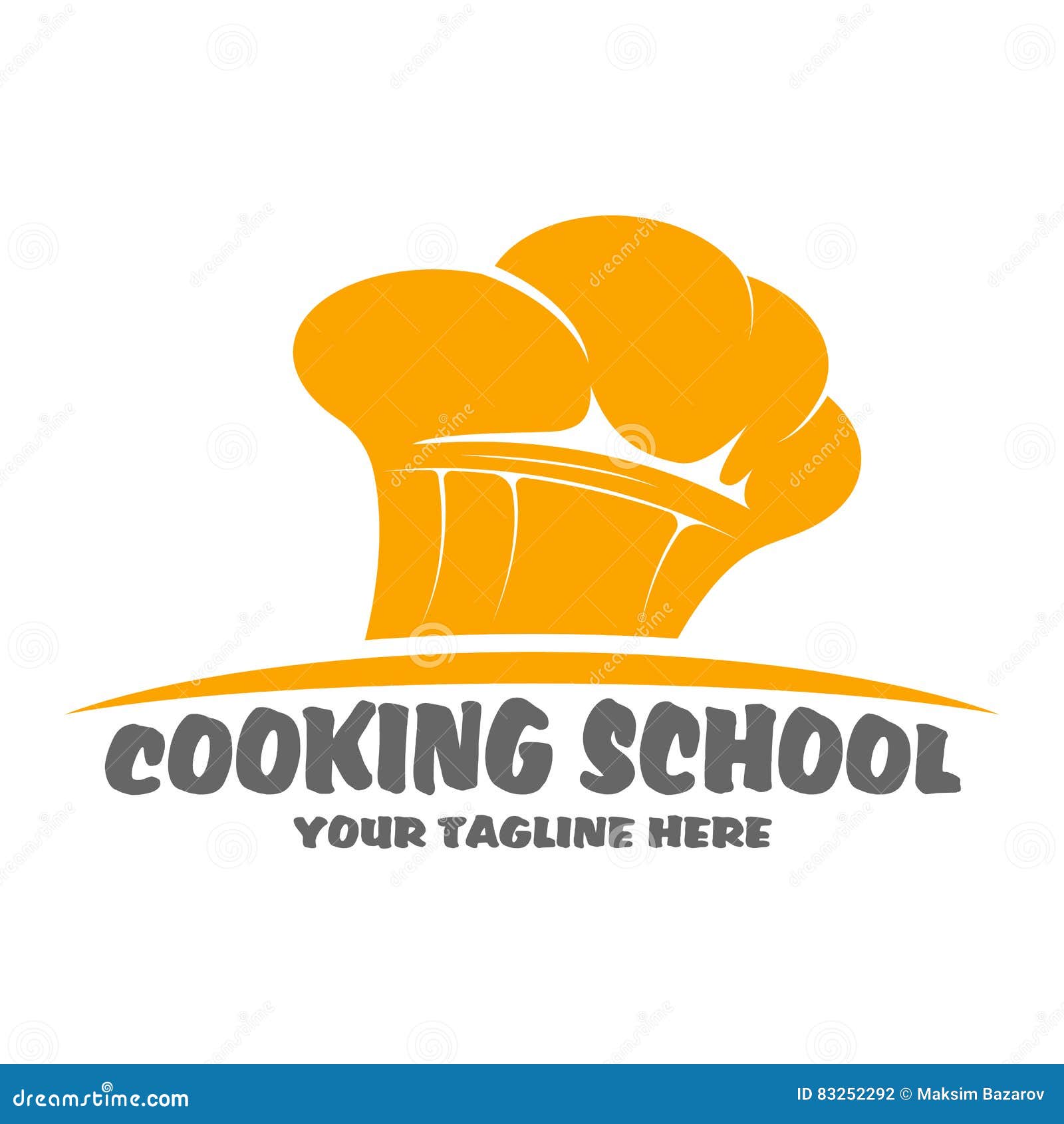 Cooking school logo design stock vector. Illustration of design - 83252292