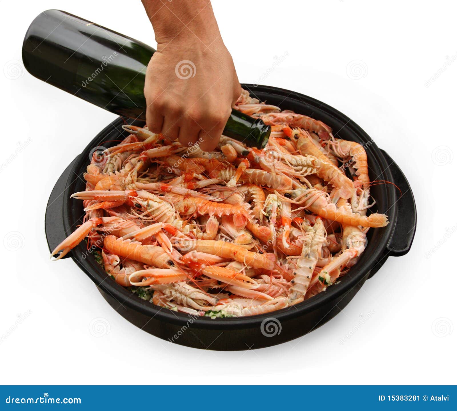 Cooking seafood stock image. Image of health, kitchen - 15383281