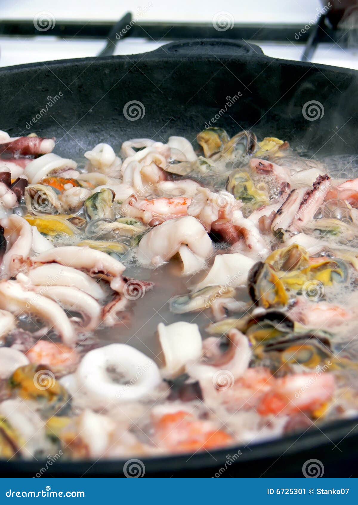 Cooking seafood stock image. Image of bowl, butcher, dine - 6725301