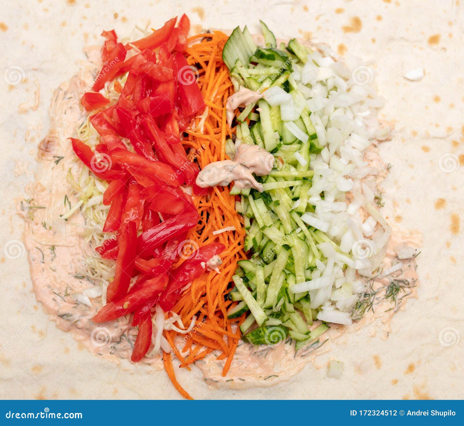 Cooking Shawarma in the Kitchen in the House Stock Photo - Image of ...