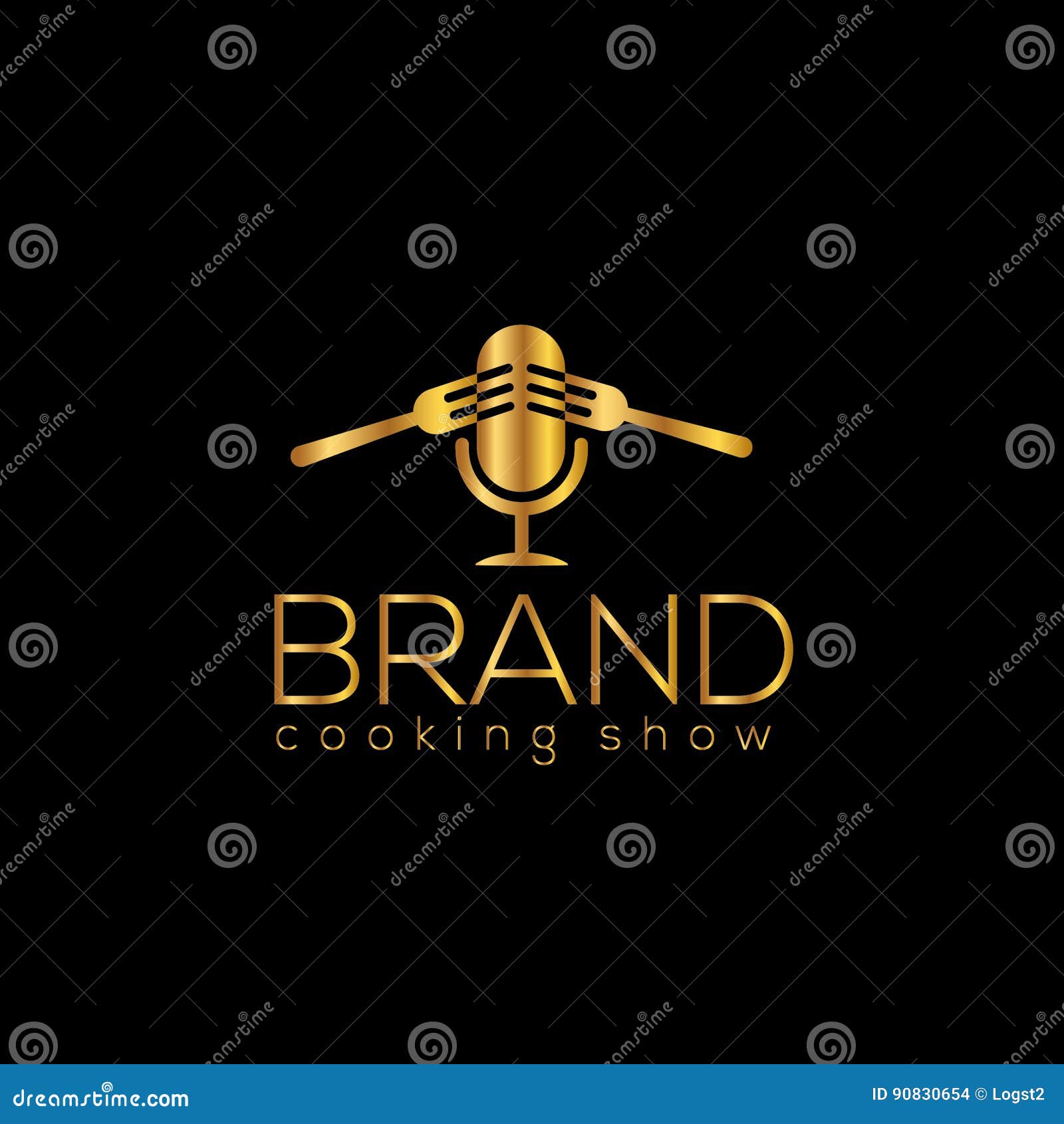 Cooking Show Vector Logo Design Template Stock Vector - Illustration of ...