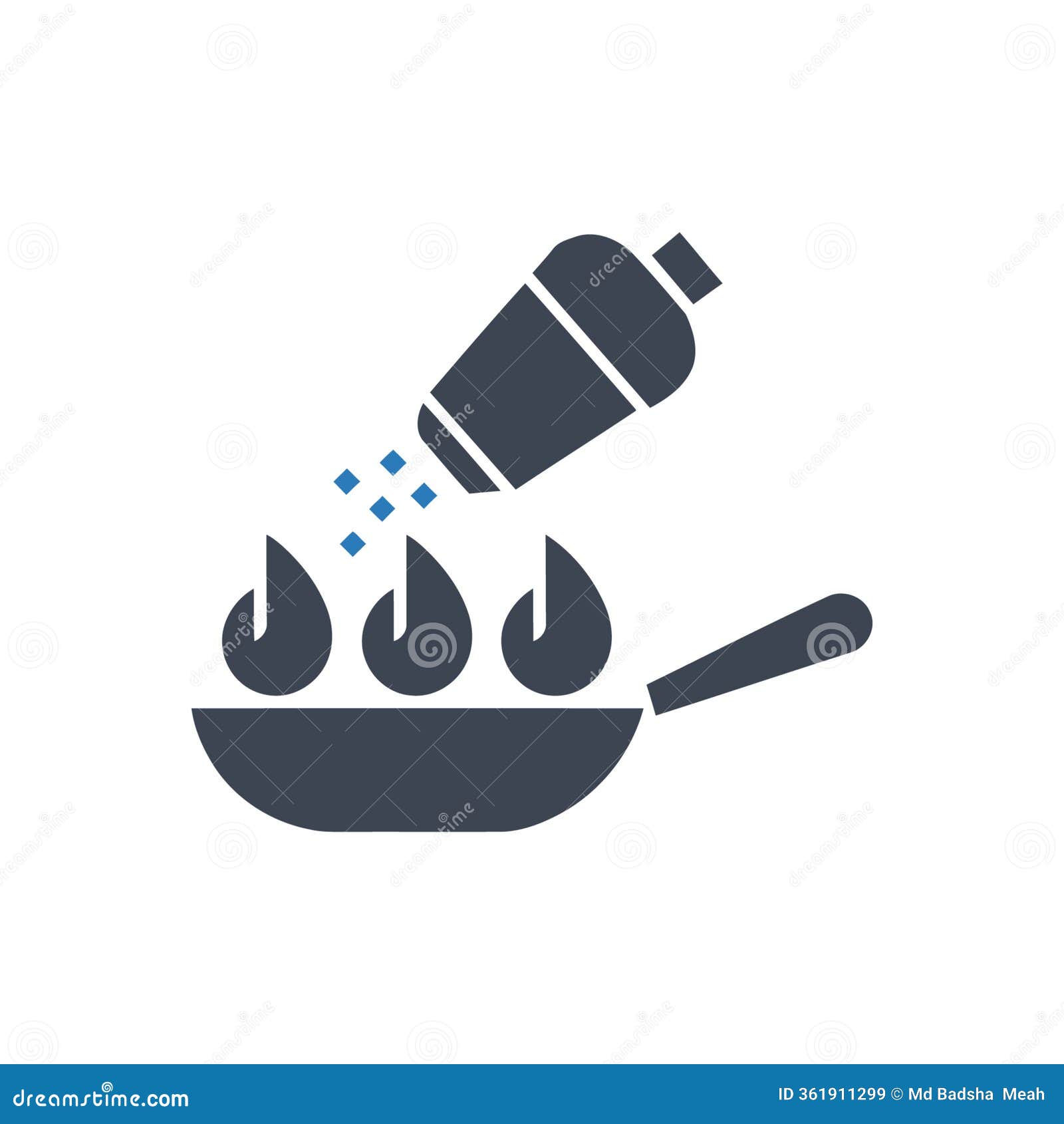 Cooking Sprinkles Icon stock illustration. Illustration of vector ...