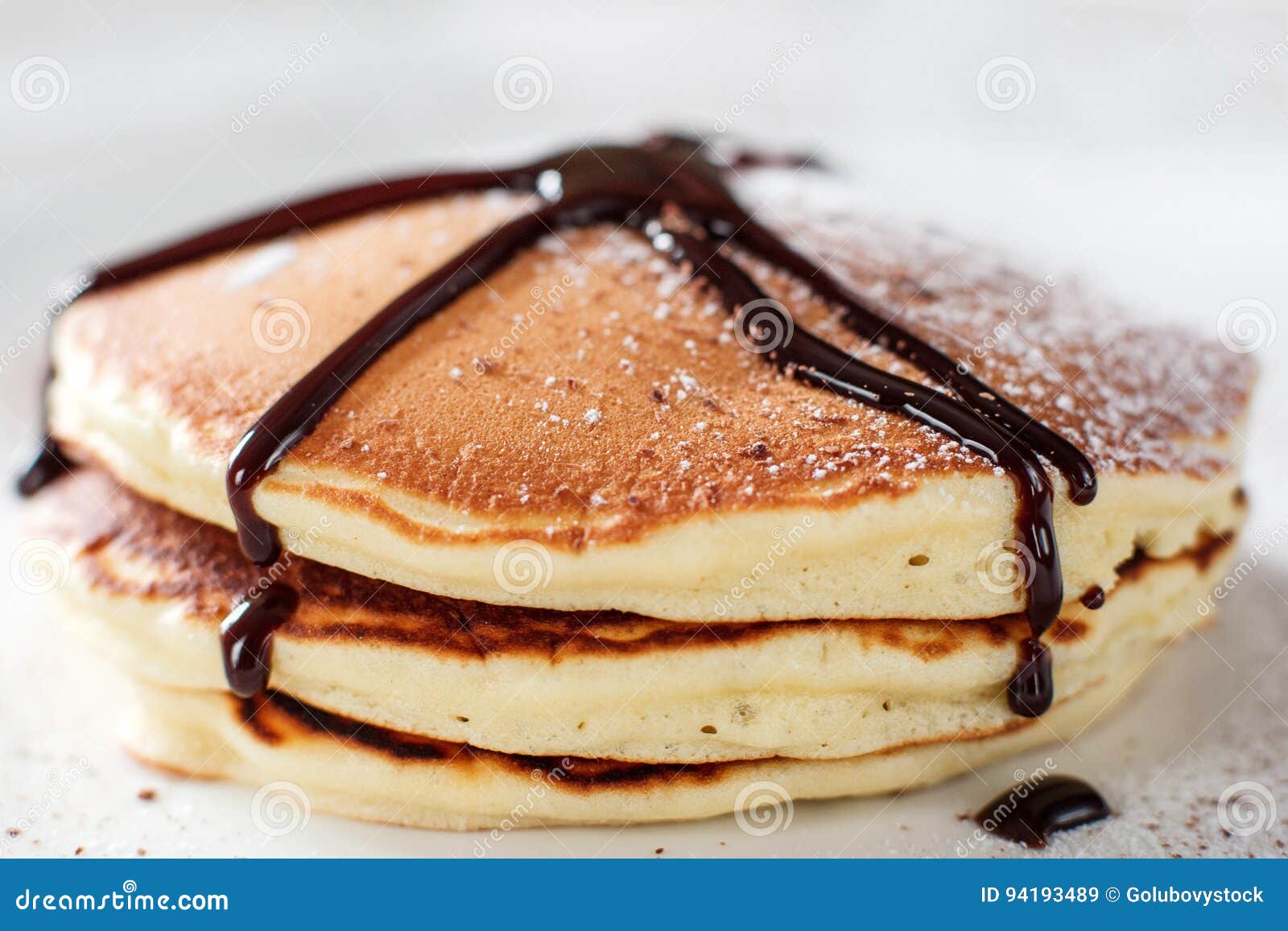 Cooking Step of American Pancakes Stock Image - Image of delicious ...