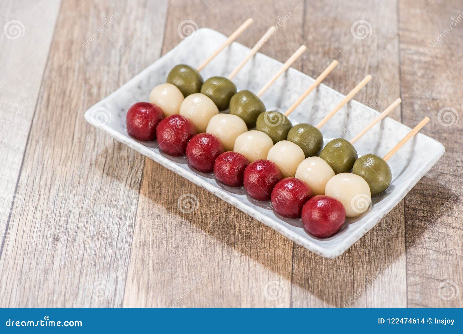 The Cooking Step of Making Japanese Dango Dessert Stock Photo - Image ...