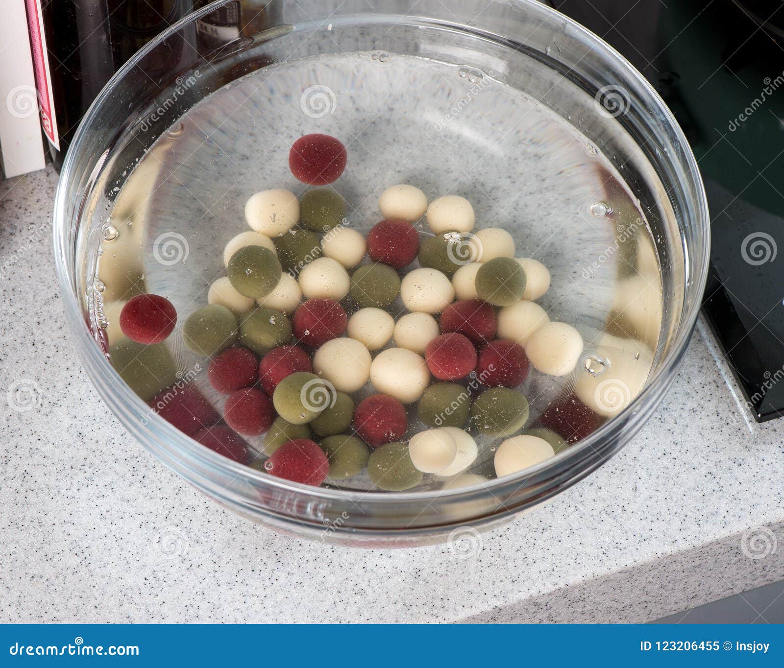 The Cooking Step of Making Japanese Dango Dessert Stock Image - Image ...