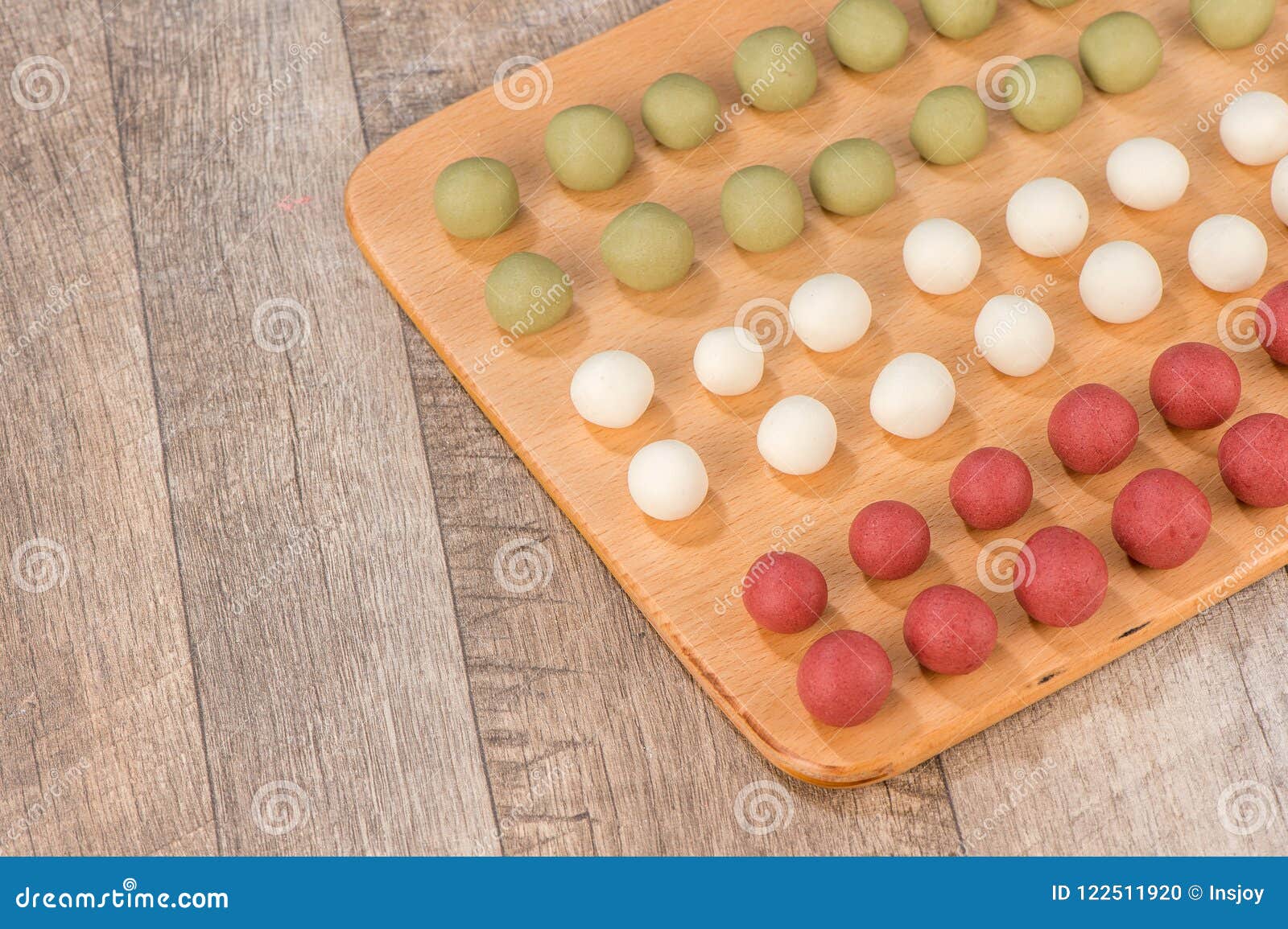 The Cooking Step of Making Japanese Dango Dessert with 3 Different ...