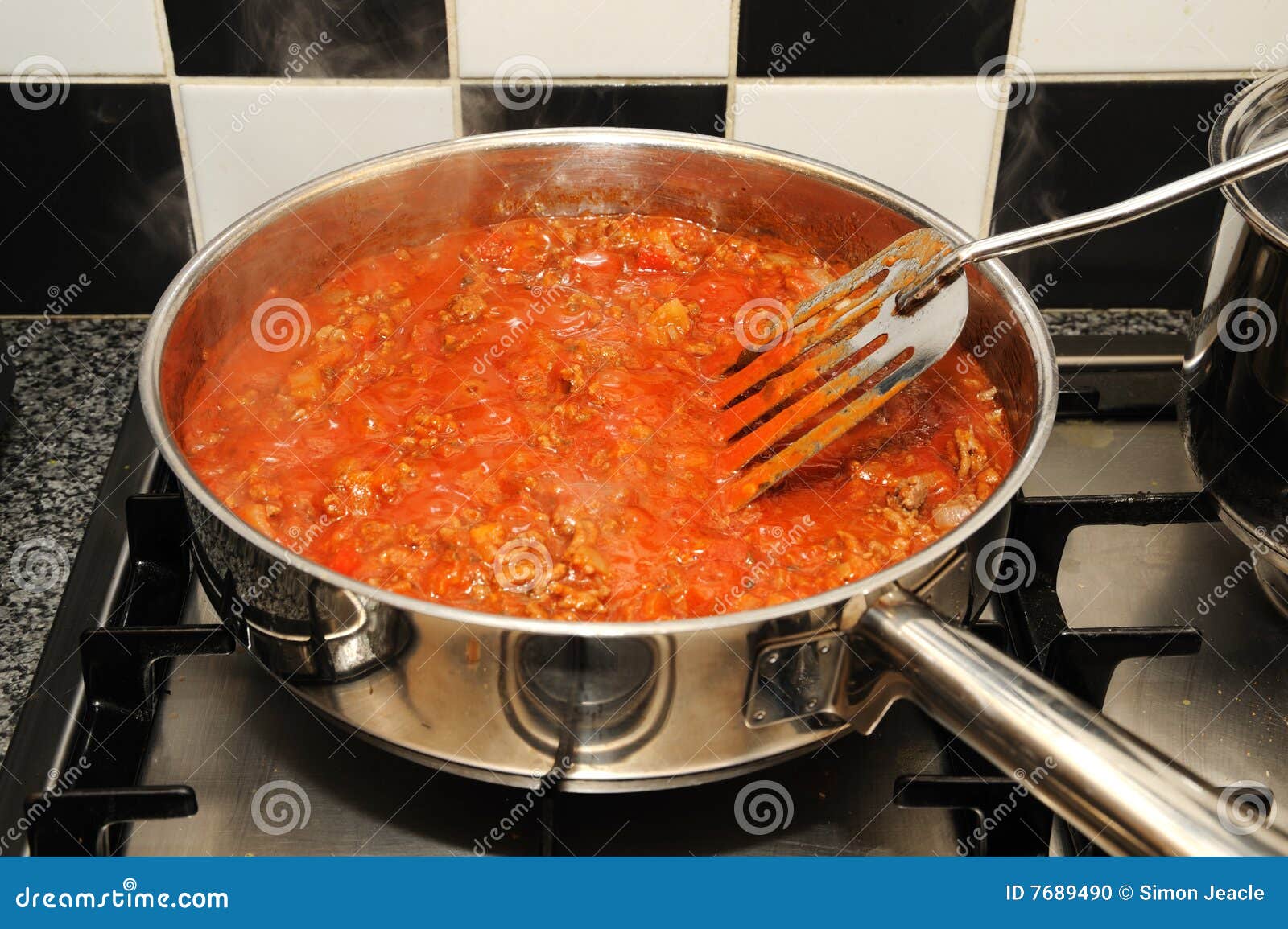 Cooking on Stove stock photo. Image of stove, meal, cooker - 7689490