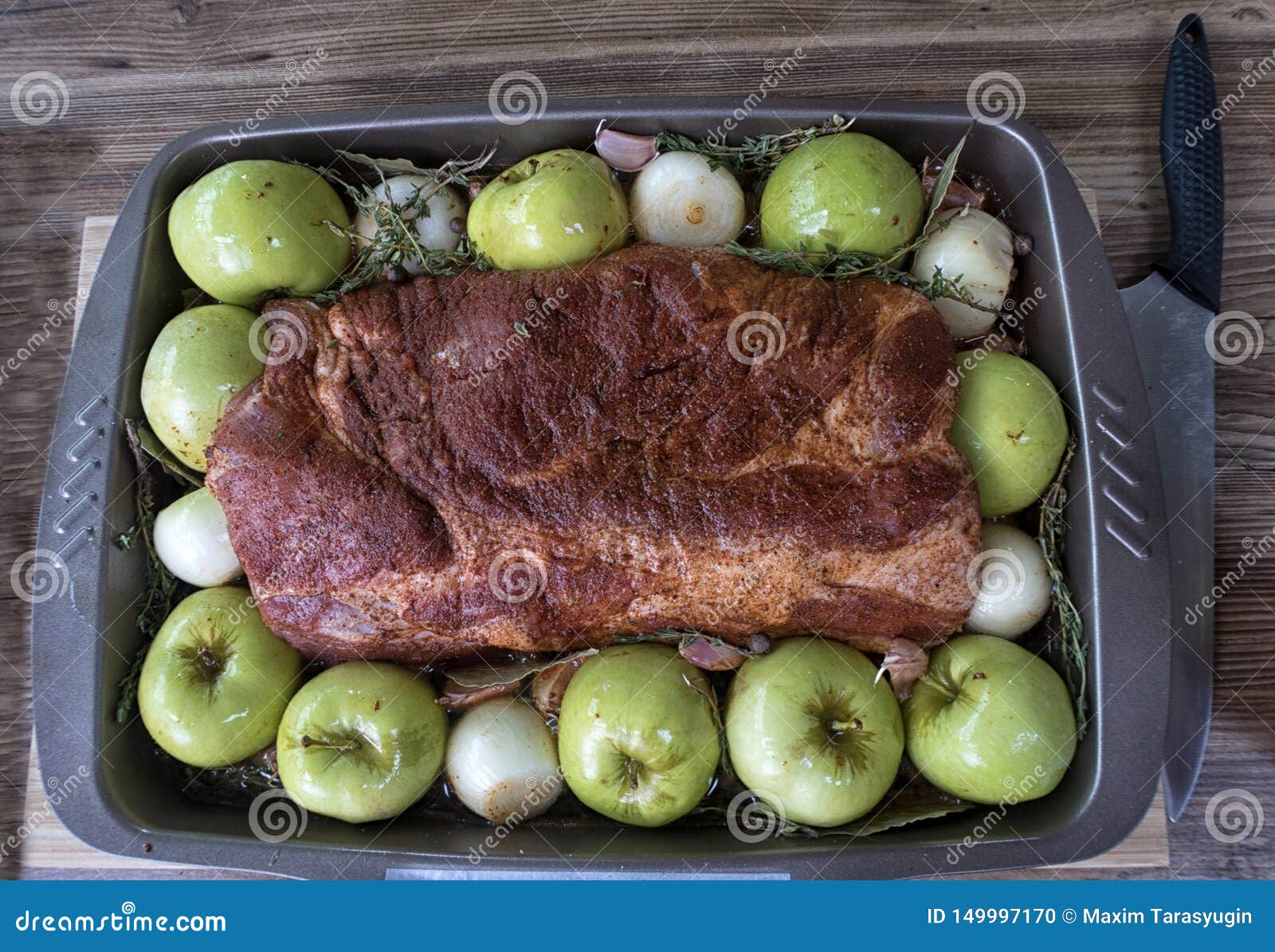 Cooking on the Stove. Beautiful View from Above. Stock Photo - Image of ...