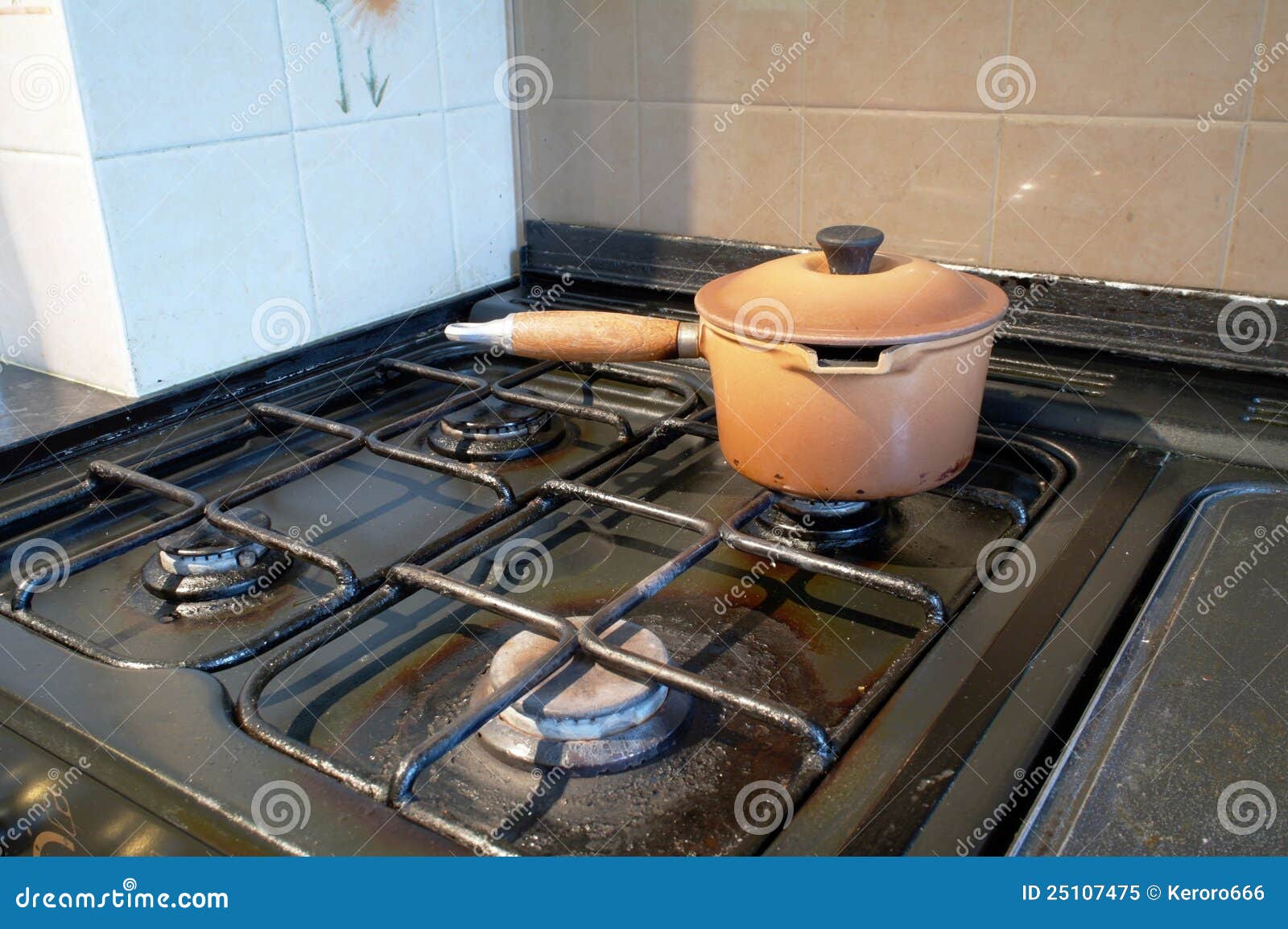 Cooking stove and pot stock image. Image of home, kitchen - 25107475